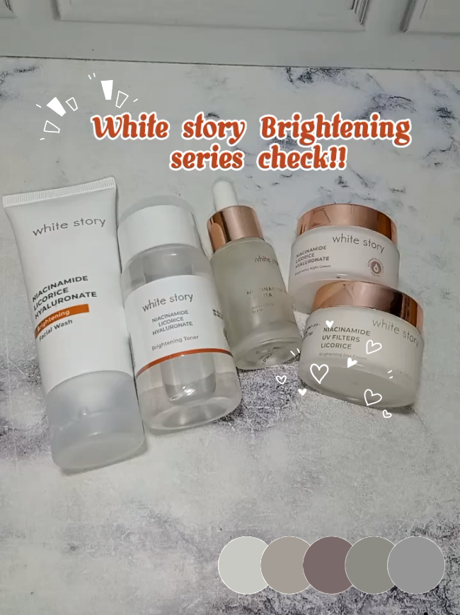 White Story Paket wajah Brightening & Serum | วิดีโอที่เผยแพร่โดย adma | Lemon8