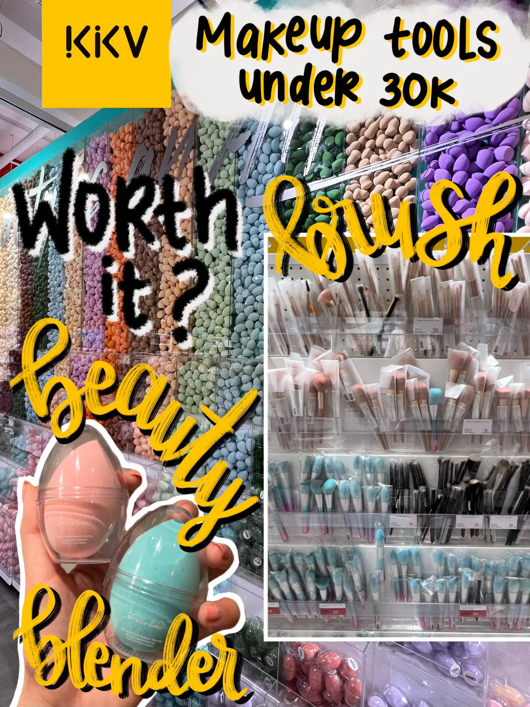KKV make up tools under 30k ? worth it? ♡ | Galeri diposting oleh helena sachiko | Lemon8