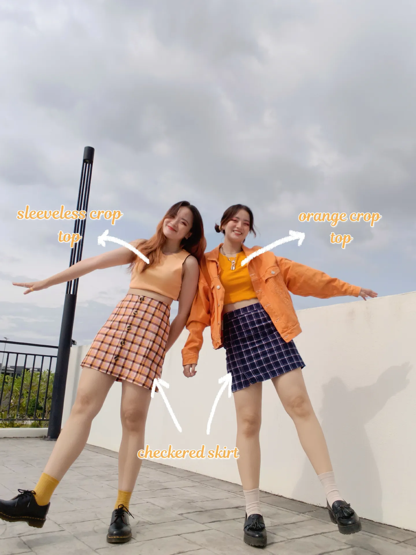 Matching Orange Outfit With Bestie 🧡 | Galeri disiarkan oleh Dee | Lemon8