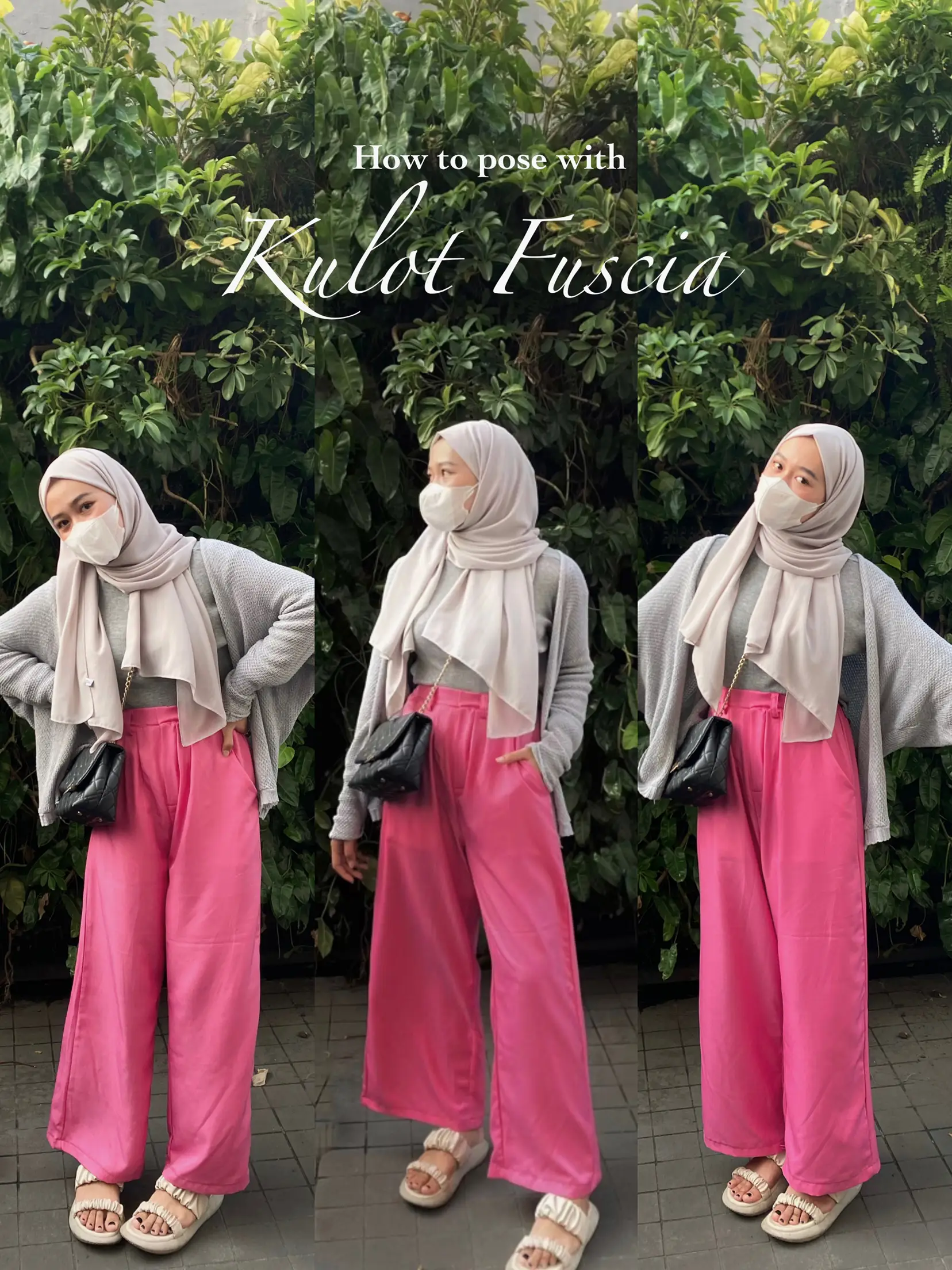 Ootd with kulot fuscia💖😍 | Galeri diposting oleh Selayayaya | Lemon8