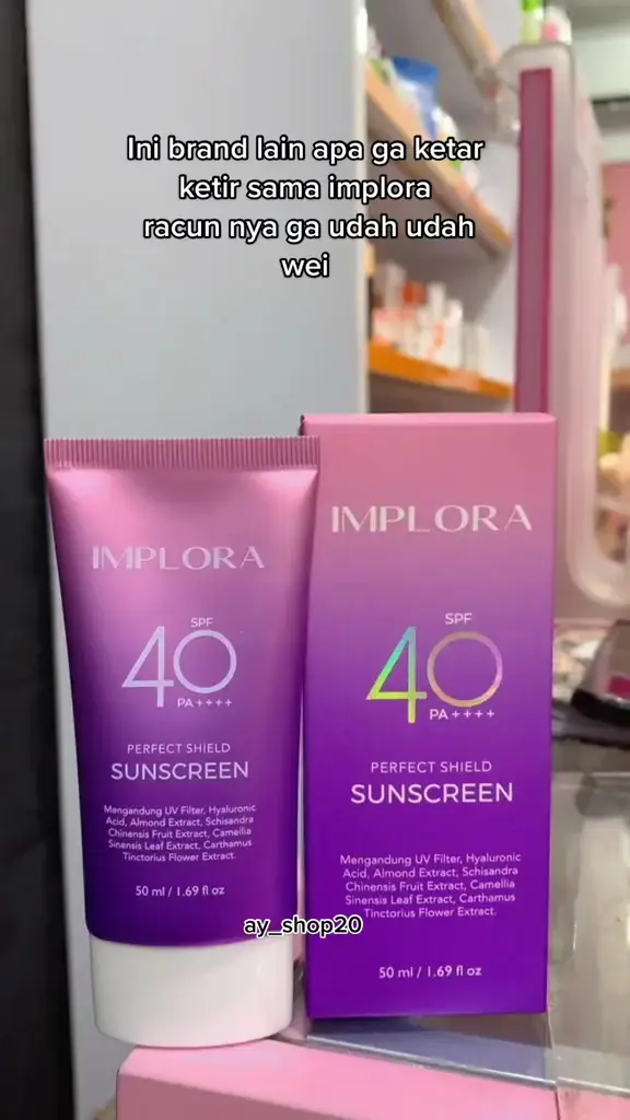 SUNSCREEN IMPLORA | Video dipublikasikan oleh Chika Yamawaki | Lemon8