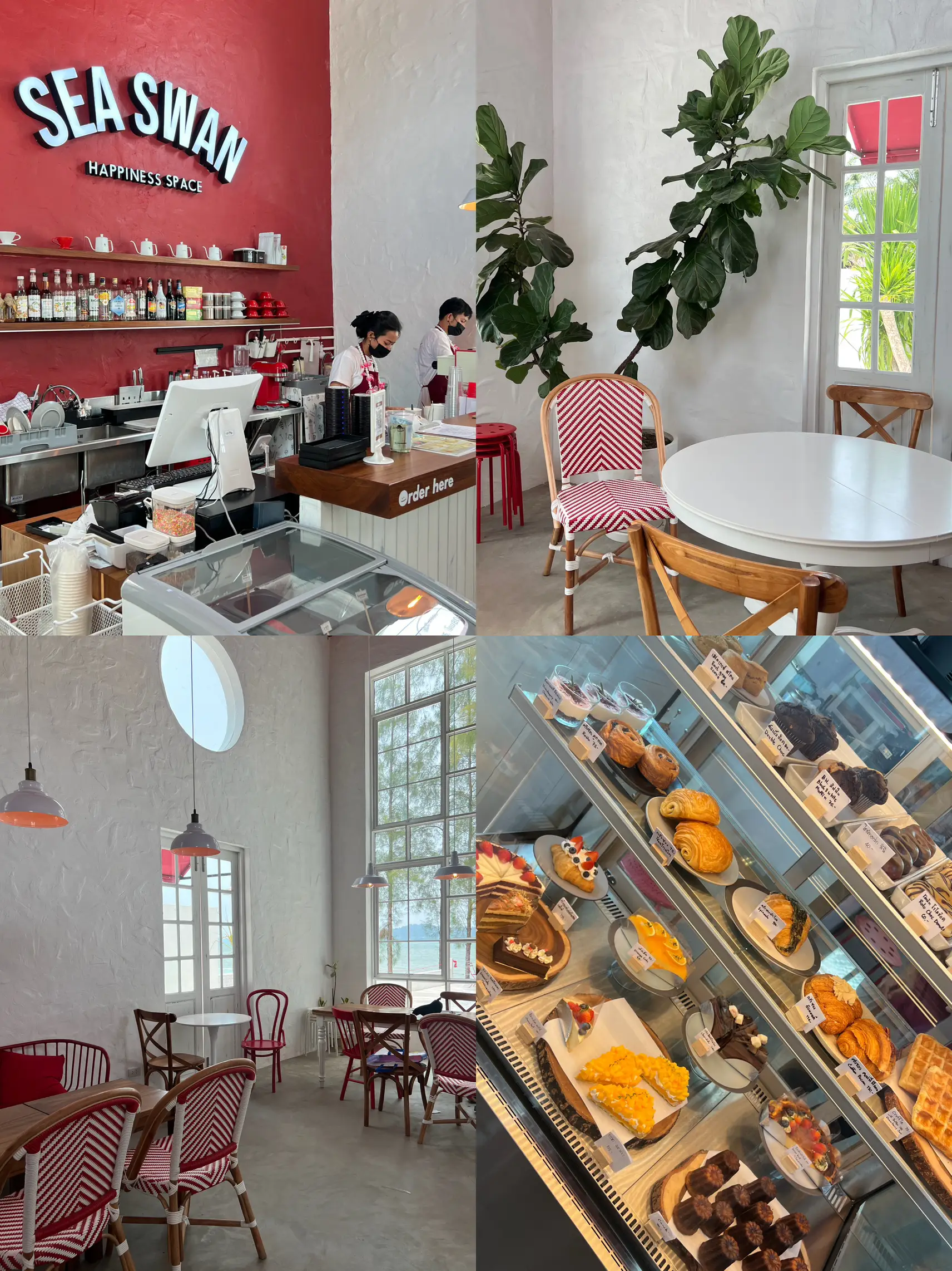 คาเฟ่ระนองติดทะเล วิวประเทศพม่า 🇲🇲- sea swan cafe 🦢 | แกลเลอรีที่โพสต์ ...