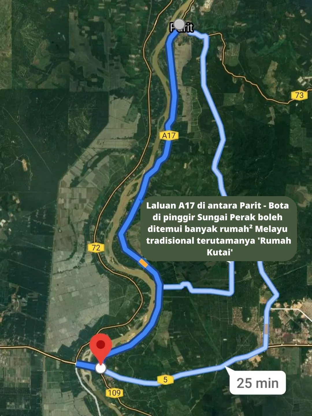 Rumah Kampung Melayu Perak di Jalan Bota-Parit 🇲🇾 | Galeri disiarkan ...