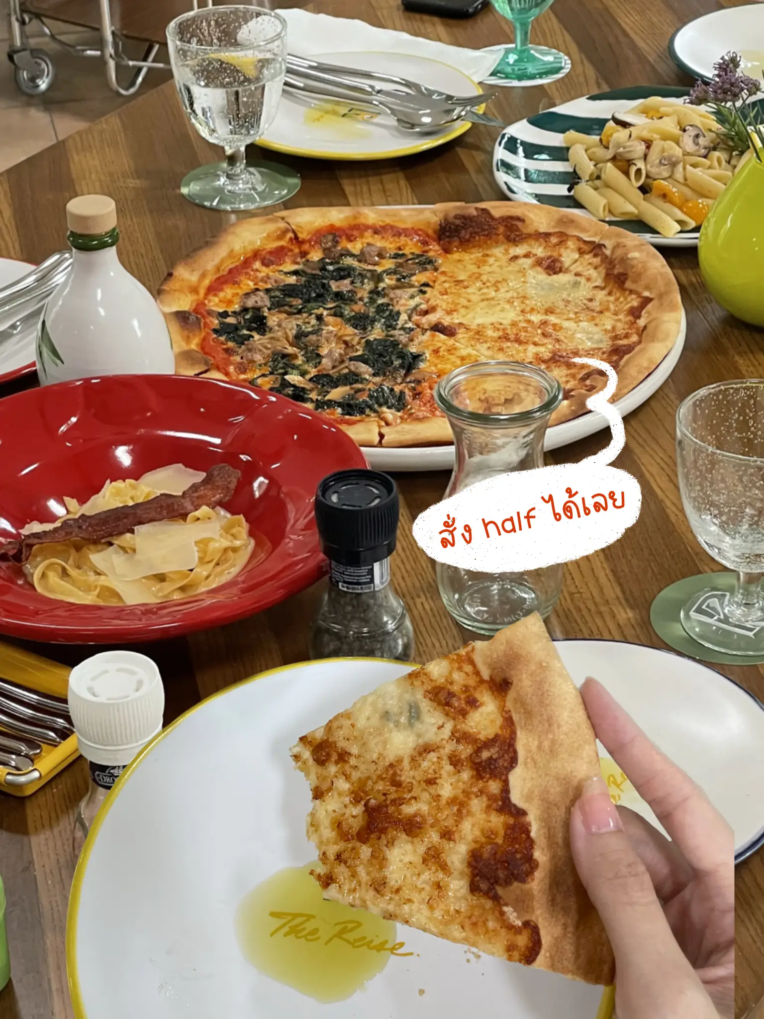 The Reise ร้านพิซซ่าย่านประชาชื่น น่ารักสดใสม๊าก 🍕🍹 | แกลเลอรีที่โพสต์ ...
