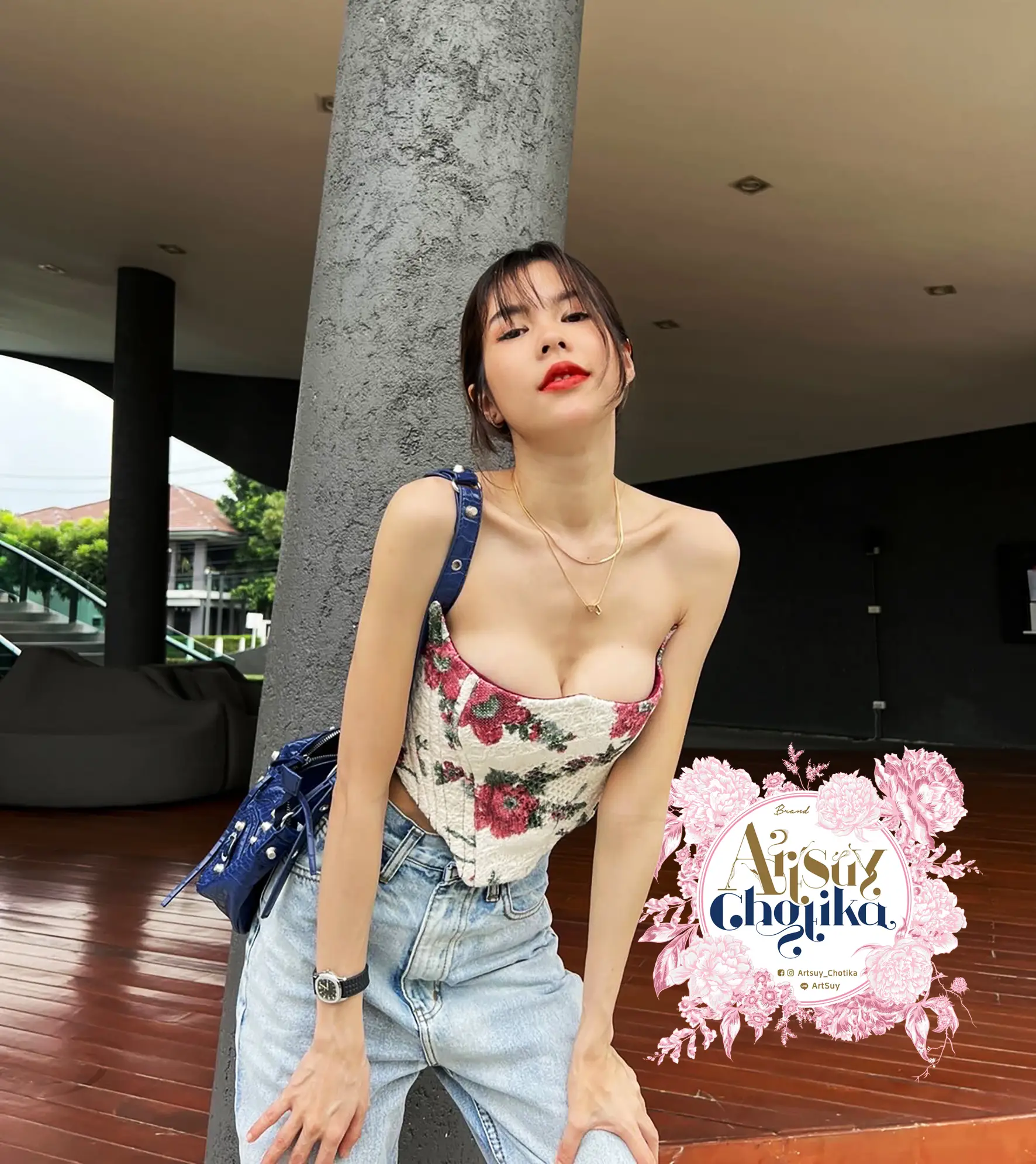 ครอเซ็ท สั่งตัดและพร้อมส่ง ig : artsuy_chotika 💜💜💜 | แกลเลอรีที่โพสต์โดย ॐ Artsuy | Lemon8