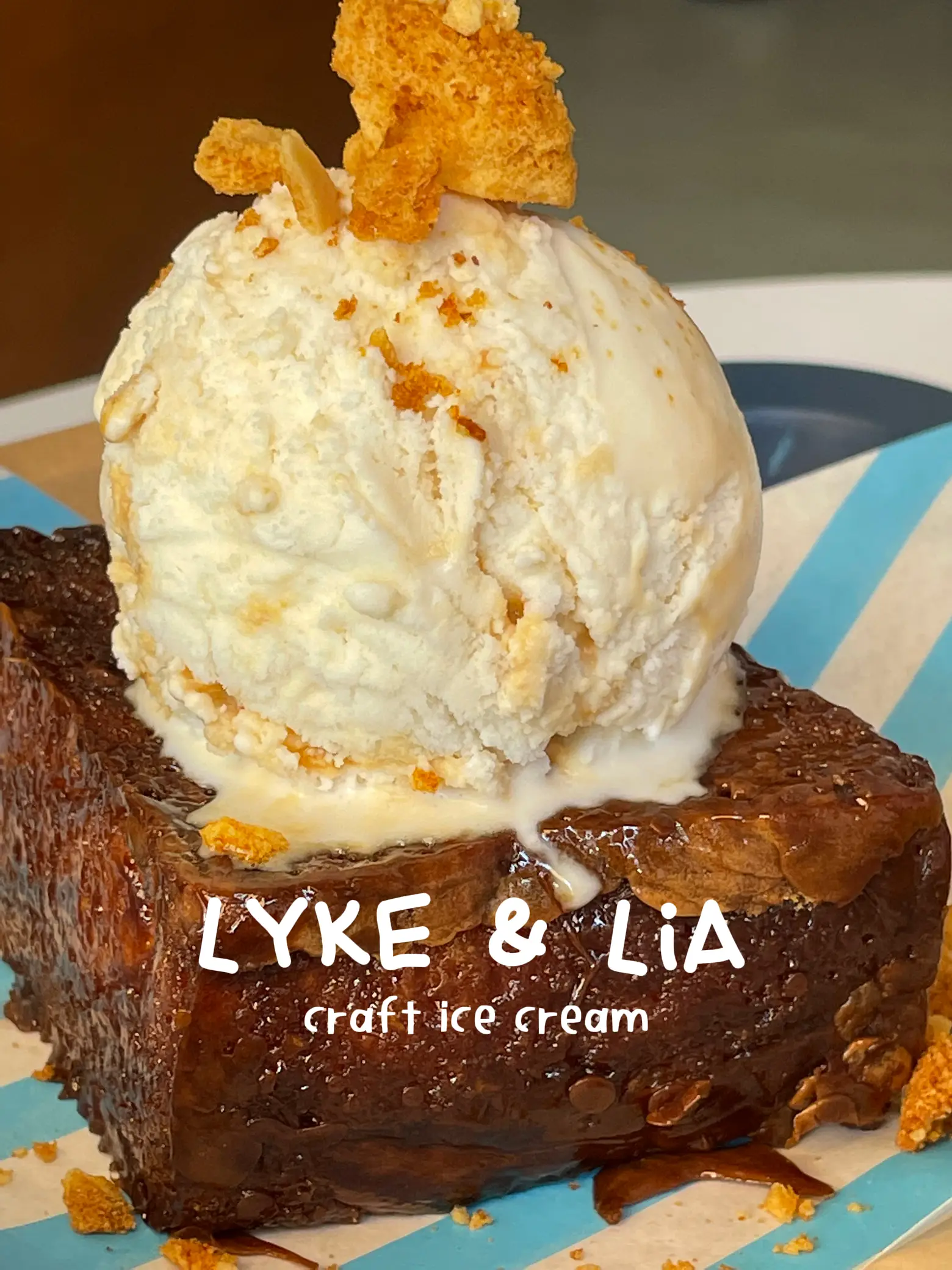🍦🤍LYKE&LIA ร้านคราฟไอศกรีมที่โคตรน่ารักกก🍨🫶🏻 | แกลเลอรีที่โพสต์โดย ...