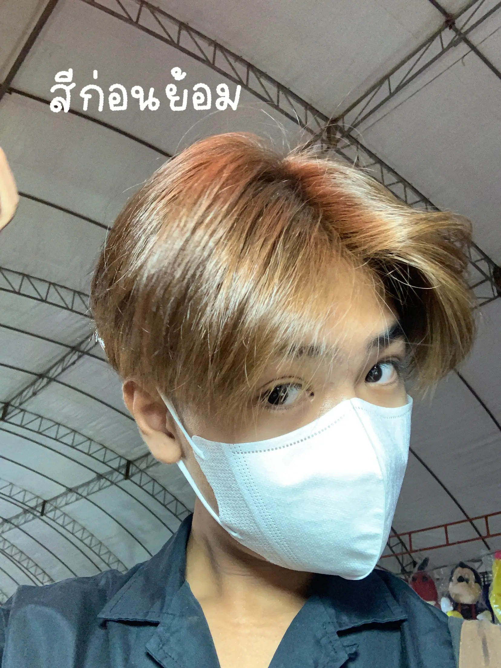 รีวิวย้อมผมสีน้ำเงินแบบไม่กัดสีผม nigao🩵💙 | แกลเลอรีที่โพสต์โดย wtx.nt | Lemon8