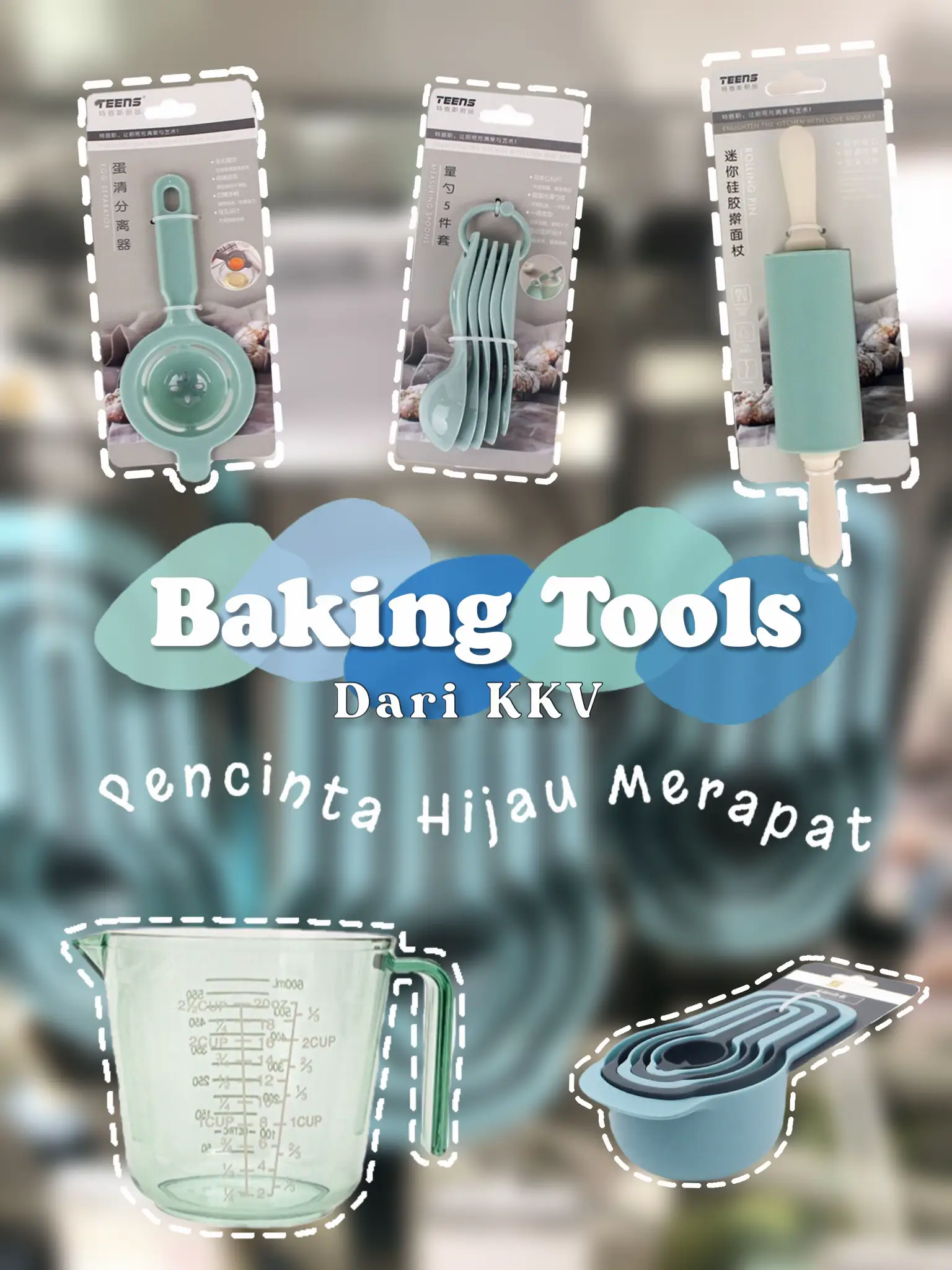 BAKING TOOLS SERBA IJO SUPER CANTIK💚 | Galeri diposting oleh ...