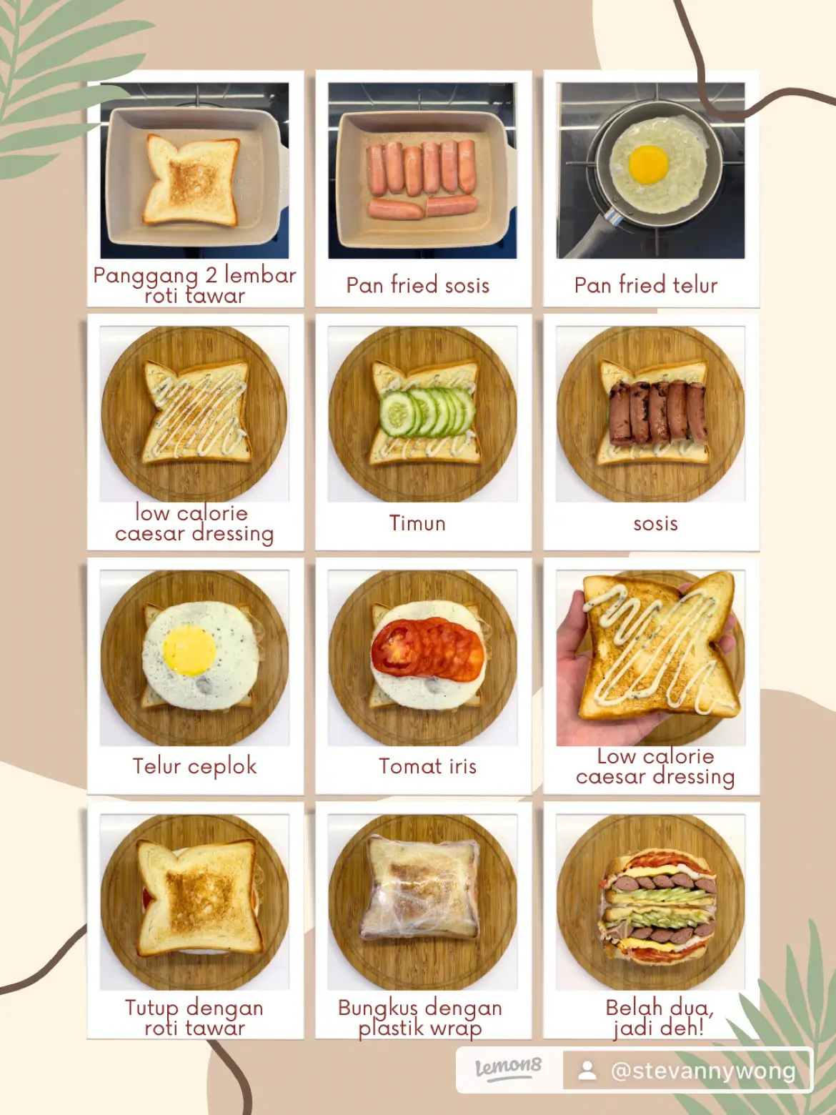 👍🏻10 MENIT MENU SAHUR DIET ANAK KOS👍🏻 SATSETSATSET | Galeri diposting ...