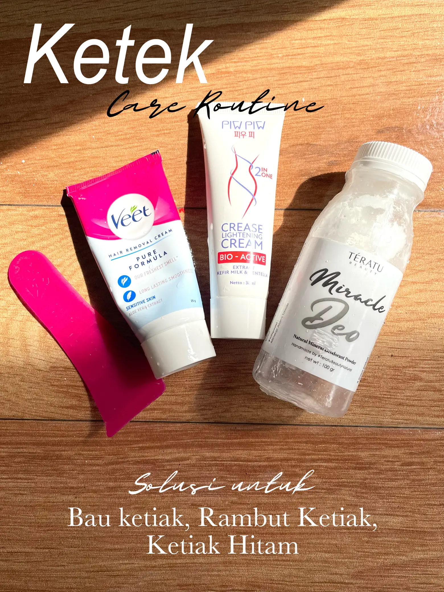 Ketek Care supaya ketiak tetap bersih dan cantik | Galeri diposting oleh Della Crystyna | Lemon8