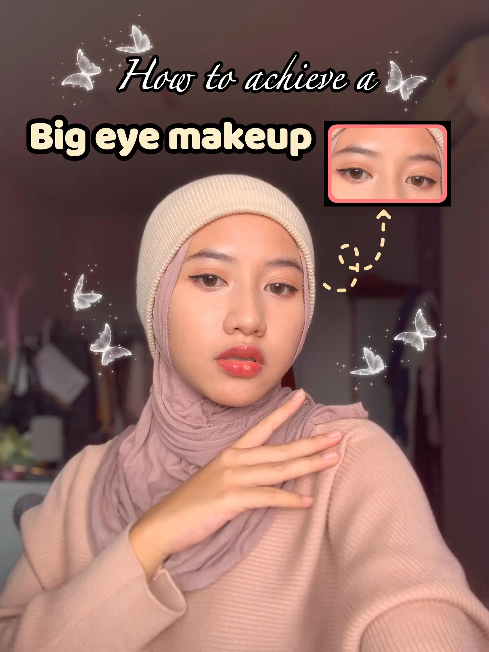 How to achieve big eye makeup 💄 | Galeri disiarkan oleh Mae ♡ | Lemon8