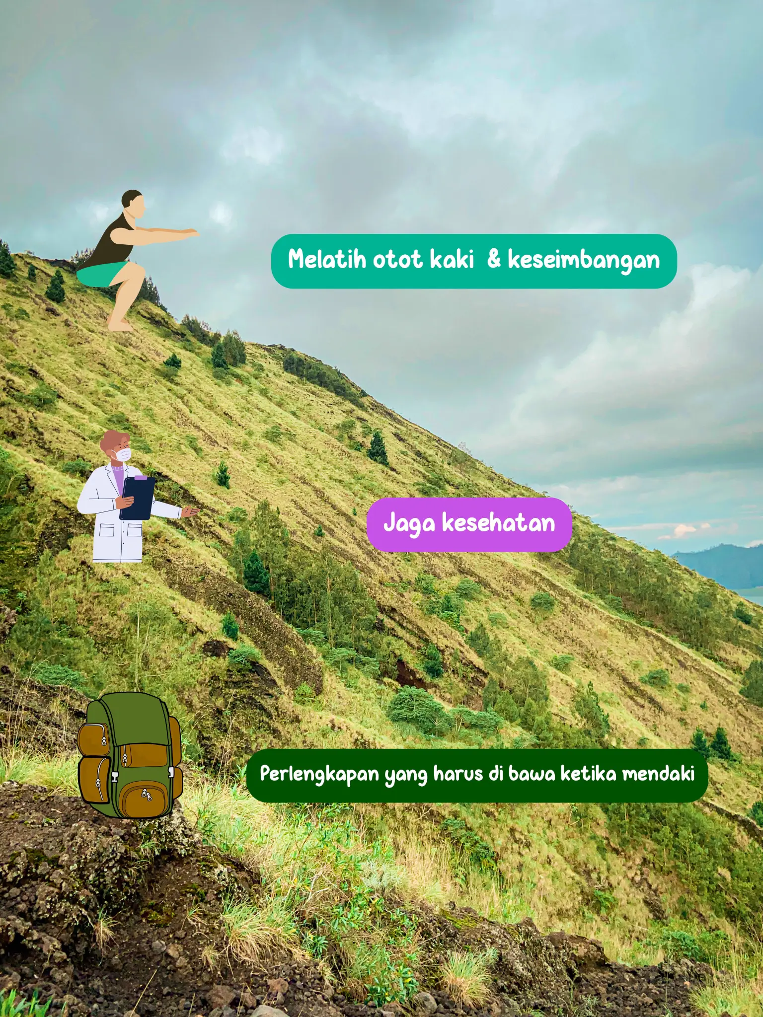 9 Tips hiking Mountain untuk pemula 🥾 | Galeri diposting oleh andre.simsek | Lemon8