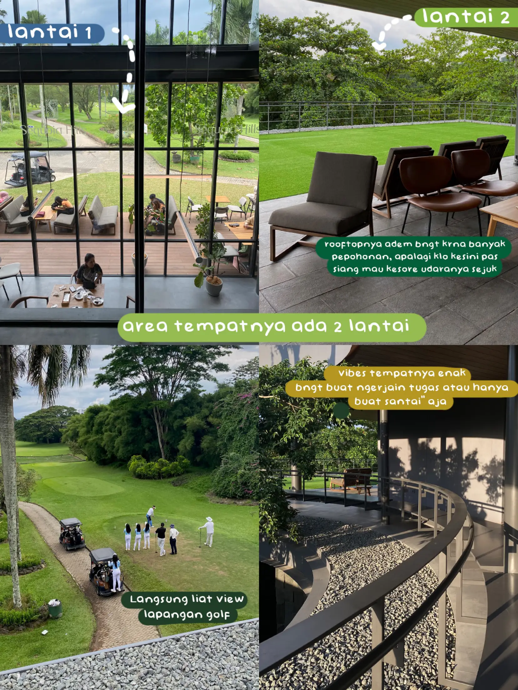 Hidden gem cafe view lapangan golf, dimana tuh?? | Galeri diposting ...