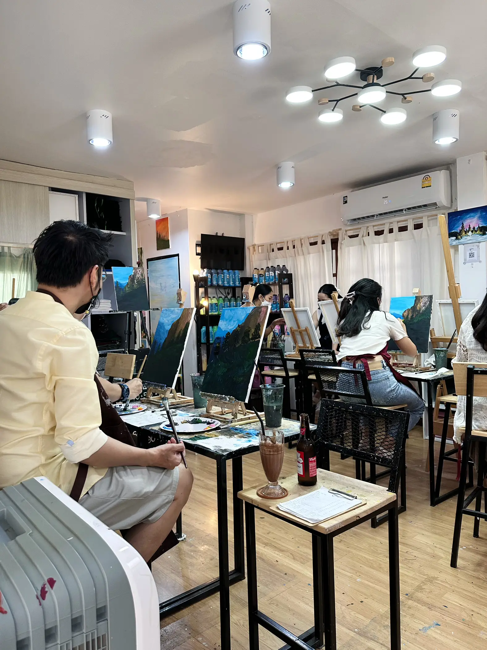 Friday Painting and Café คาเฟ่วาดรูป | แกลเลอรีที่โพสต์โดย ป๋อว่าดีย์ ...