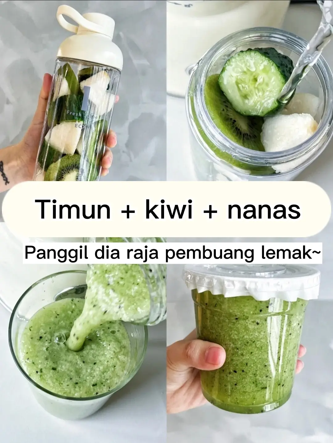 Enak Banget! 2 Menit Bikin Jus Buah Diet Sendiri! 💜 | Galeri diposting ...