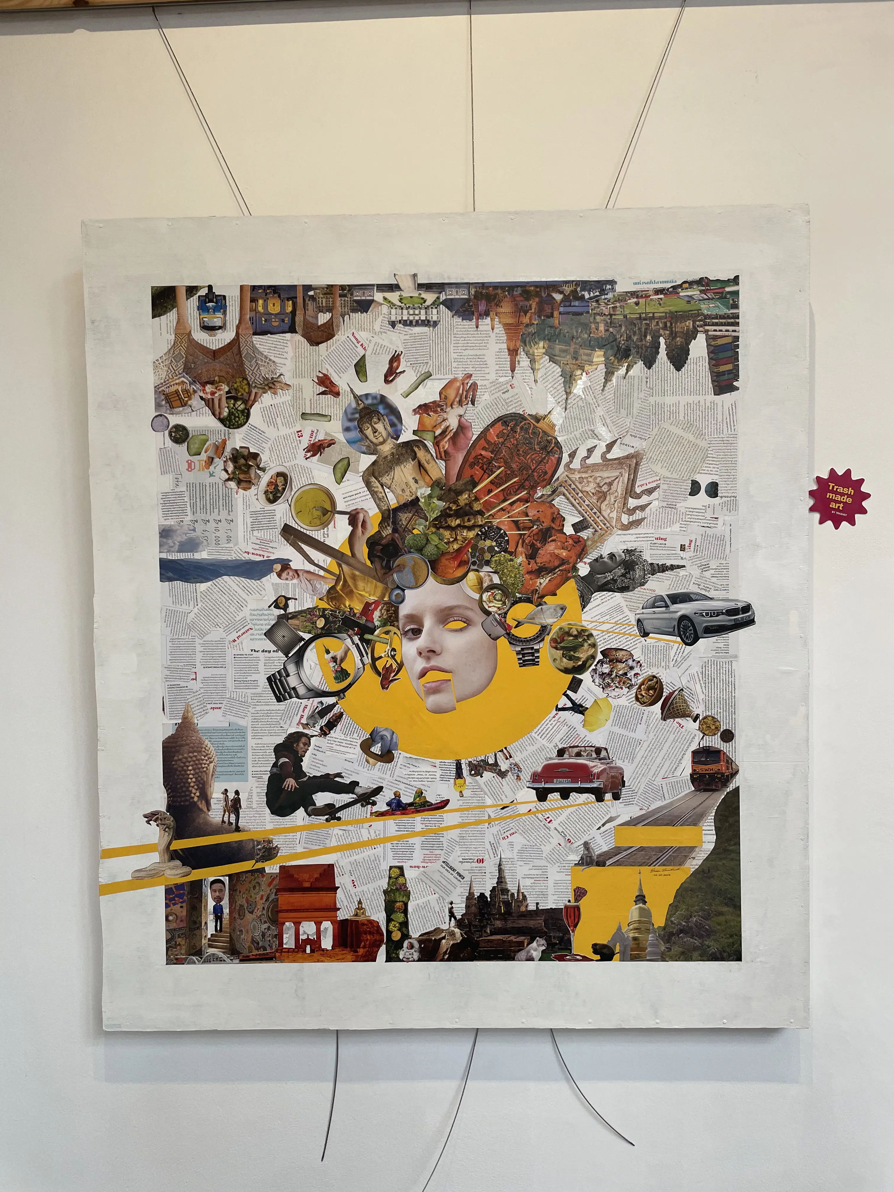 ゴミで作ったアートを食べに誘って?!🎨 | kkhemiiが投稿したフォトブック | Lemon8