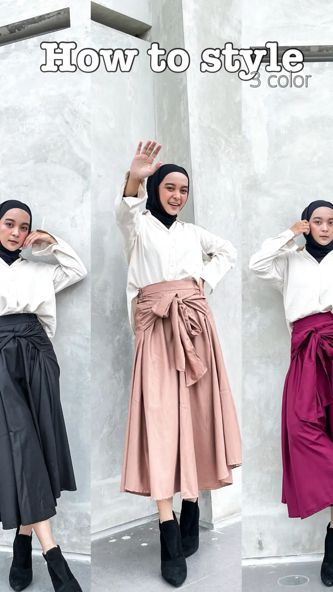 🎀How to Style 3 color🎀 | Video dipublikasikan oleh Karnika | Lemon8