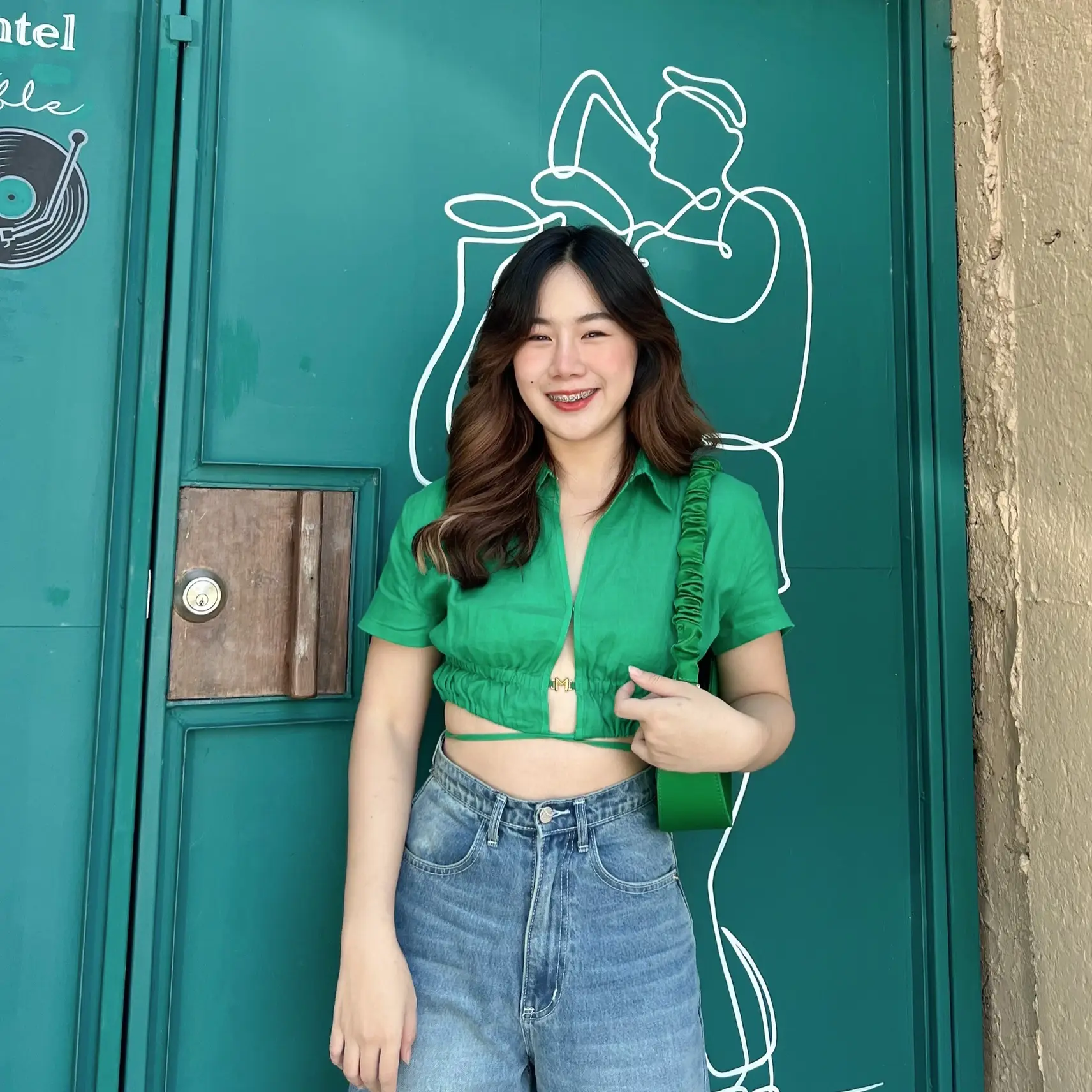 Ootd all green 🍐 | แกลเลอรีที่โพสต์โดย Ppairr.ss | Lemon8