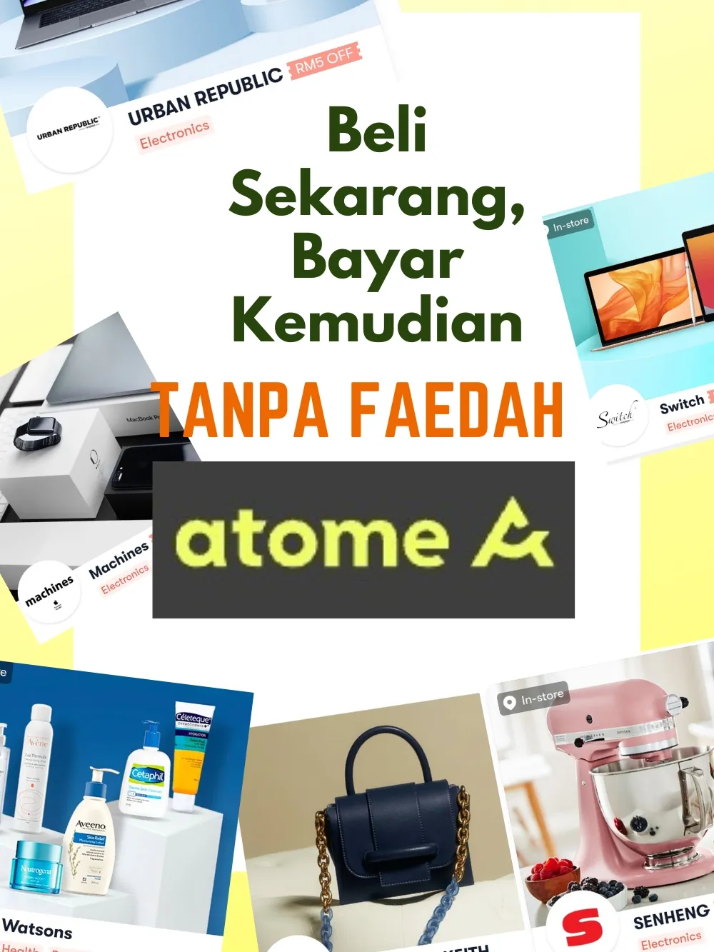 BELI ANSURAN TANPA SLIP GAJI! CARA GUNA ATOME BNPL | Galeri disiarkan oleh DuitDuit Online | Lemon8