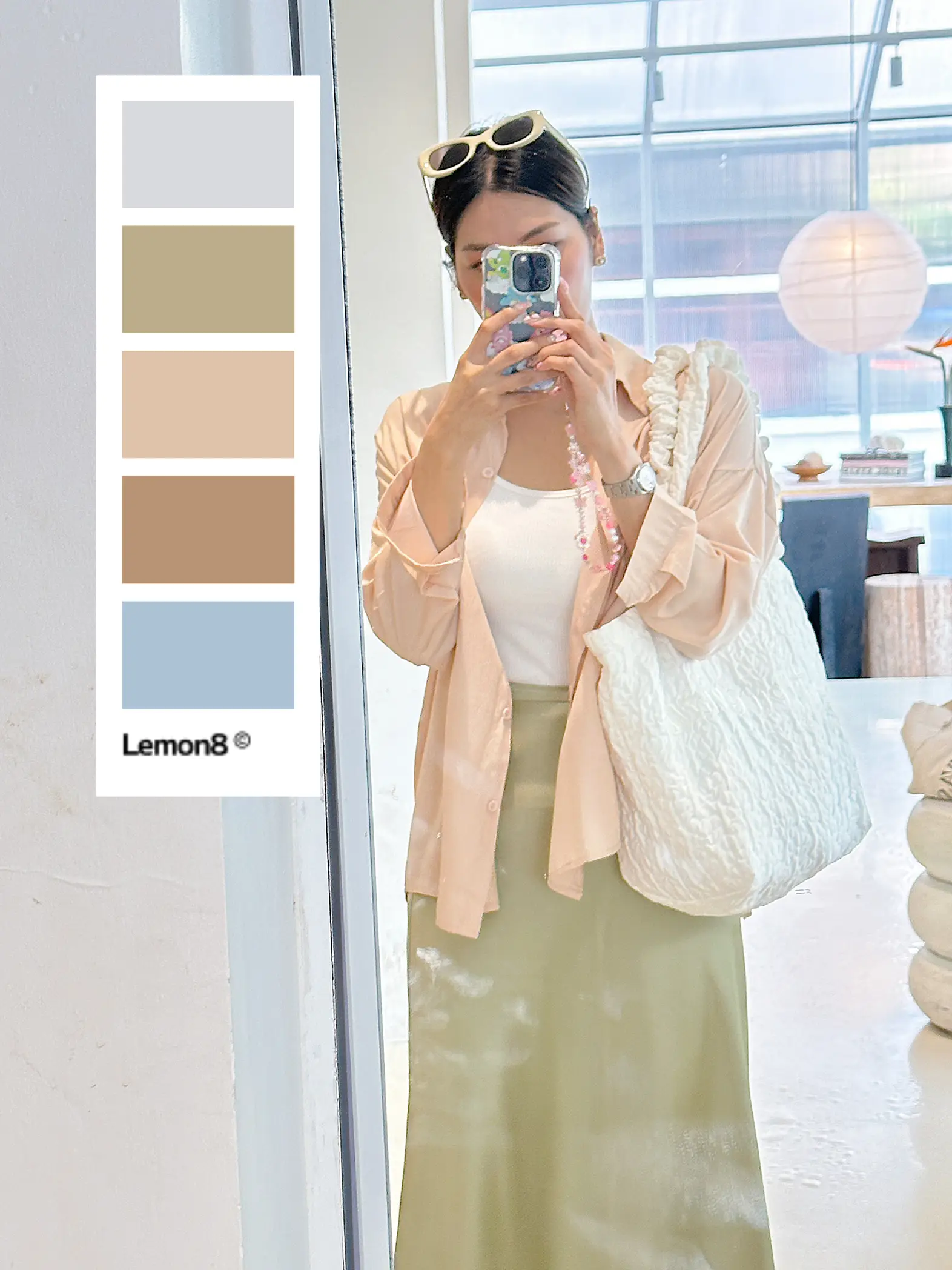 OOTD : ลุคไปคาเฟ่นี้30ก็ยังแจ๋ว🤍 | แกลเลอรีที่โพสต์โดย specialnice | Lemon8