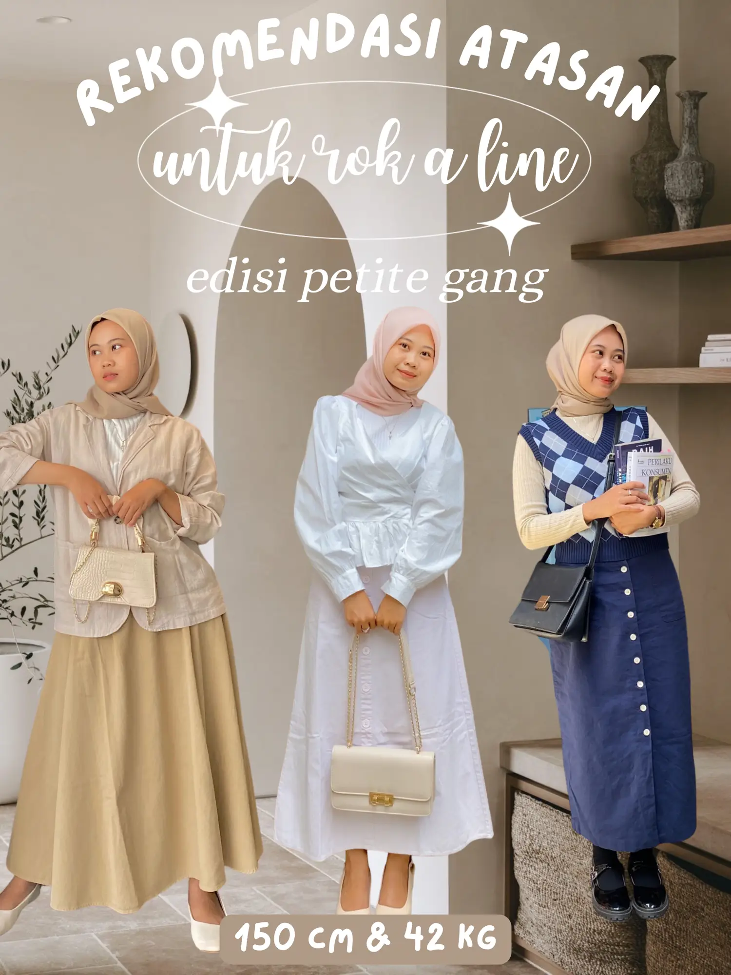 REKOMENDASI ATASAN YANG TEPAT UNTUK ROK A LINE 👗 | Galeri diposting ...