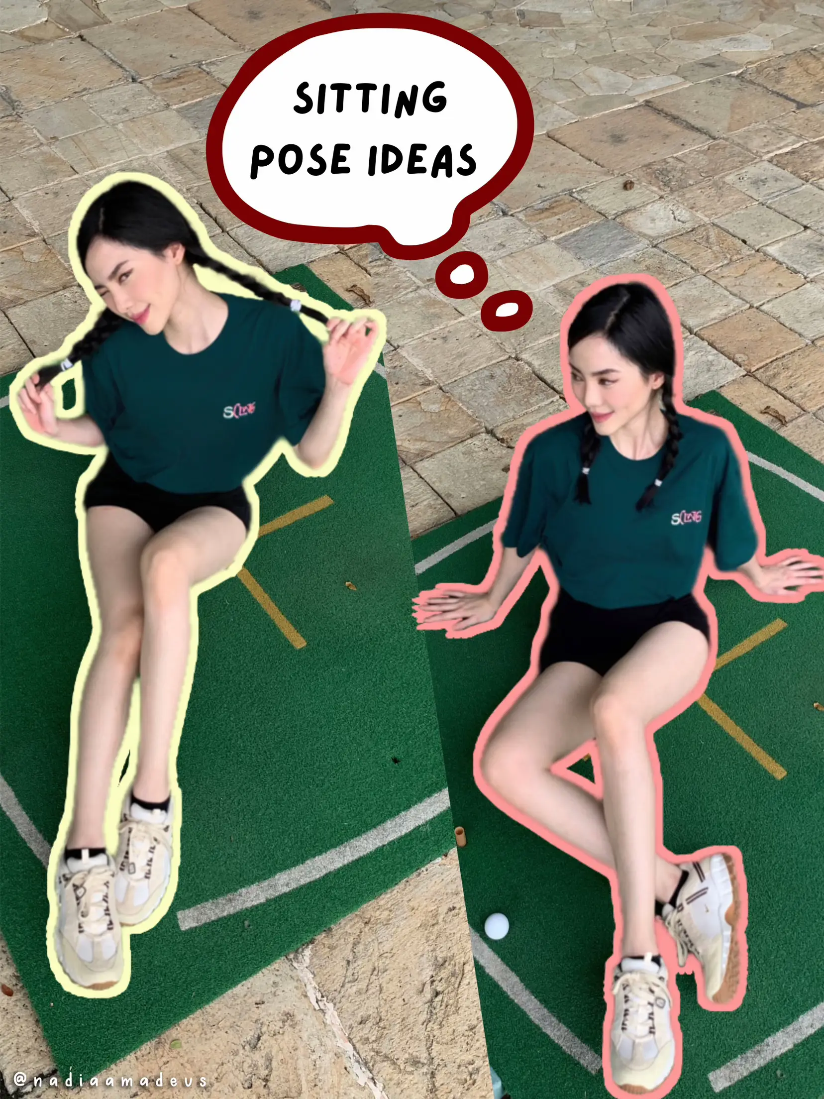 SPORTY FIT & POSE IDEAS • Driving Range Edition🏌🏾 | Galeri diposting ...