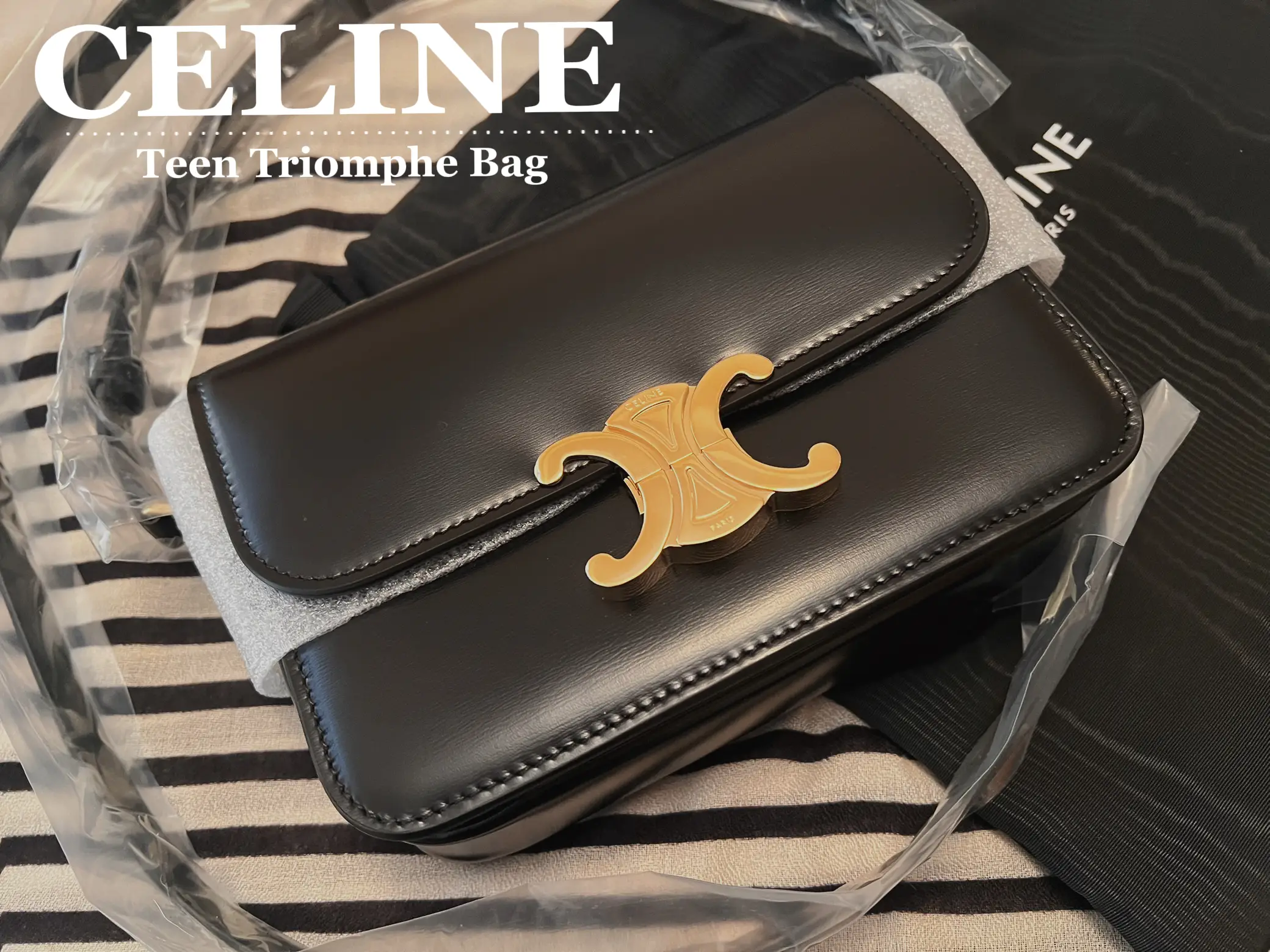 CELINE-TEEN TRIOMPHEクラシックブラック | Supassaraが投稿したフォトブック | Lemon8