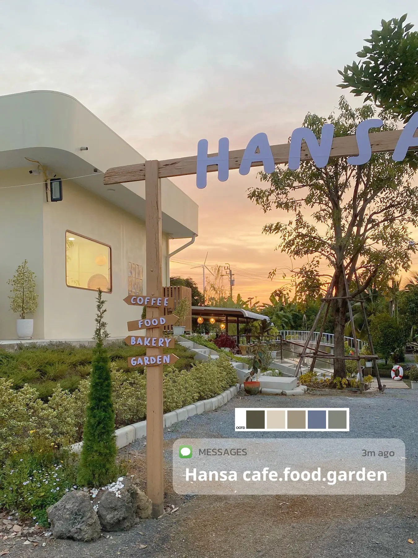 Hansa cafe.food.garden 🤍🍊🥯 | แกลเลอรีที่โพสต์โดย AÜM ( อั้ม )🤍 | Lemon8