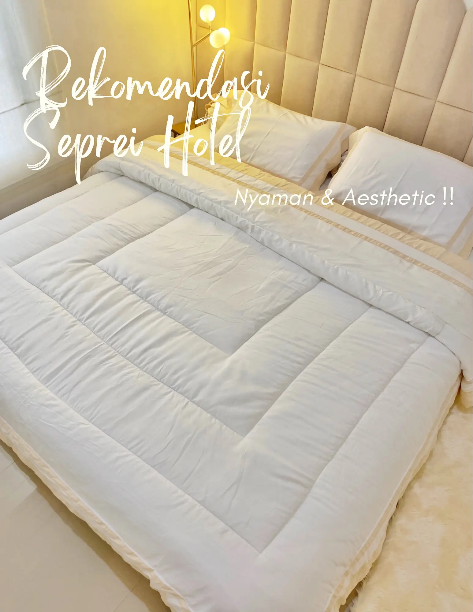 Seprei Cantik Ala Hotel | Galeri diposting oleh Rumah Kean | Lemon8