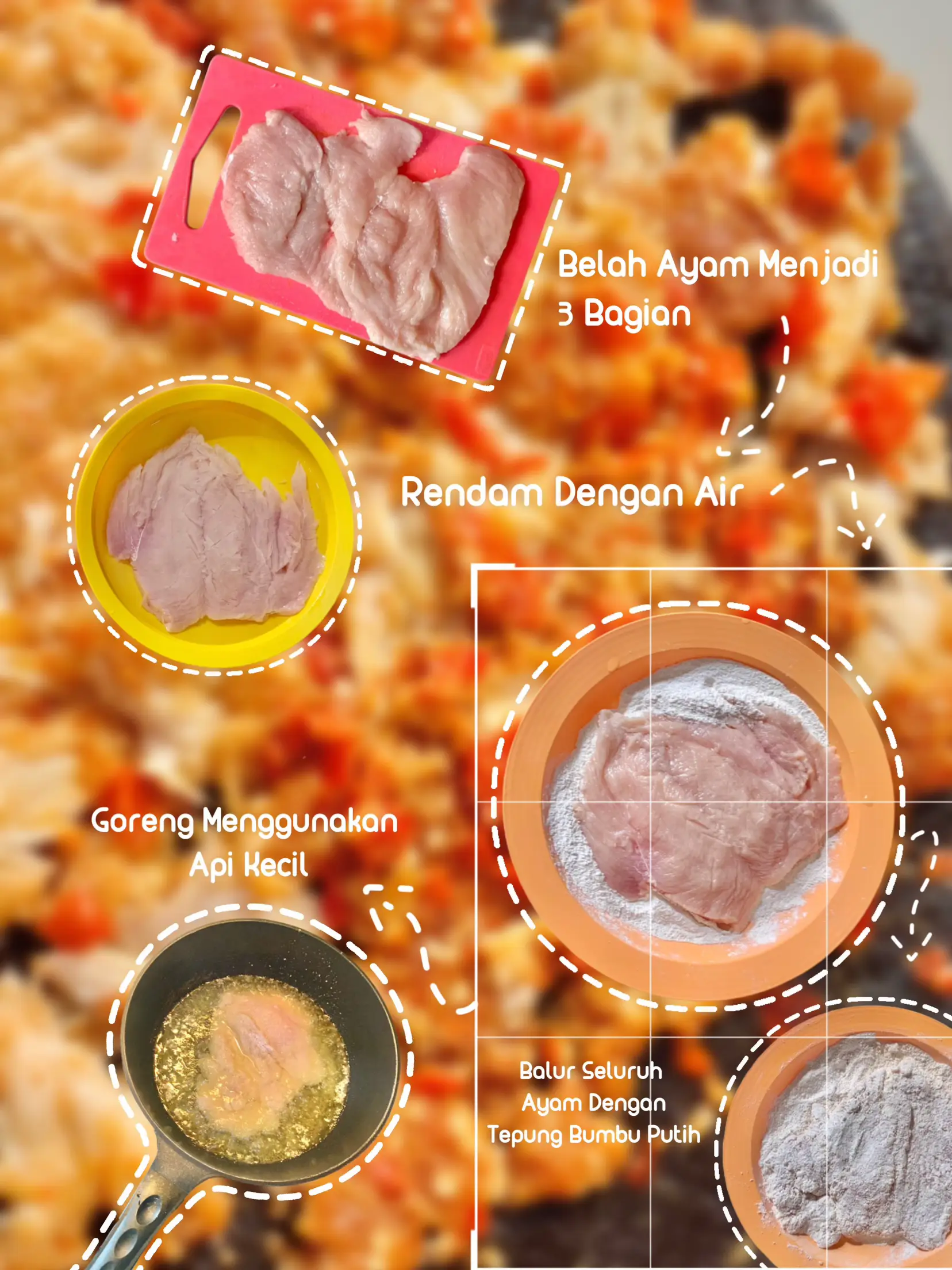 Ayam Geprek Ala Chef Devina🤩 | Galeri diposting oleh pees | Lemon8