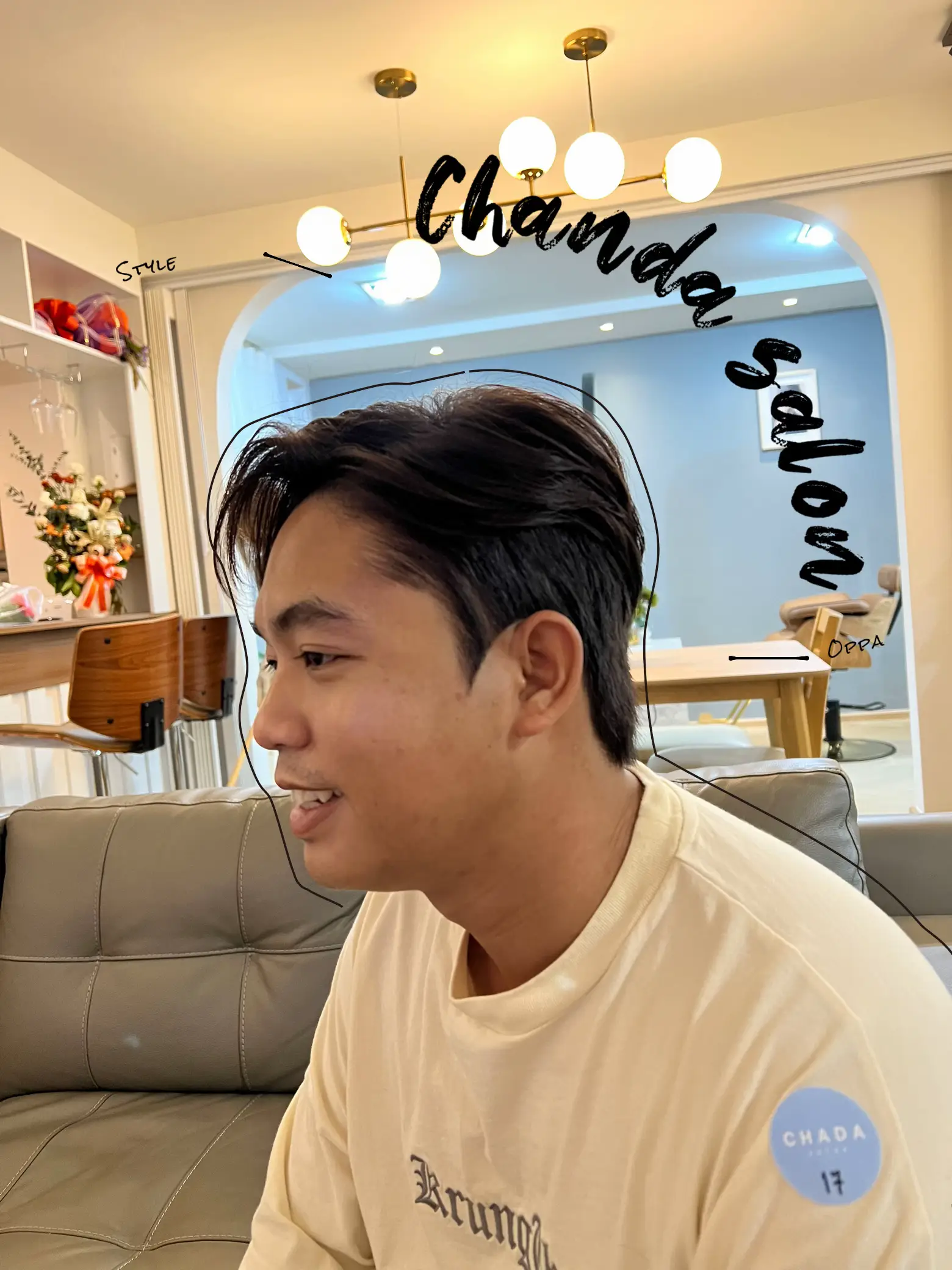 รีวิว ร้านตัดผม Chada salon ย่านทองหล่อ ️ 💈 | แกลเลอรีที่โพสต์โดย เด็กหญิงหมูหวาน | Lemon8