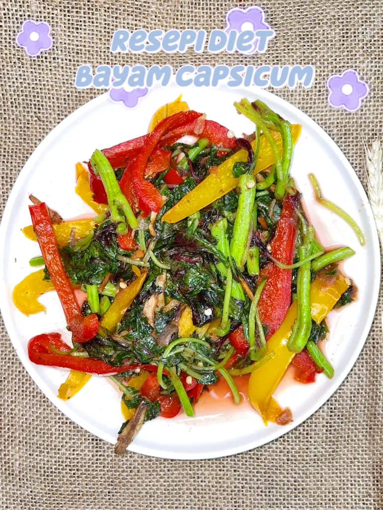 Resepi Bayam Capsicum | Galeri disiarkan oleh yayaaalan | Lemon8