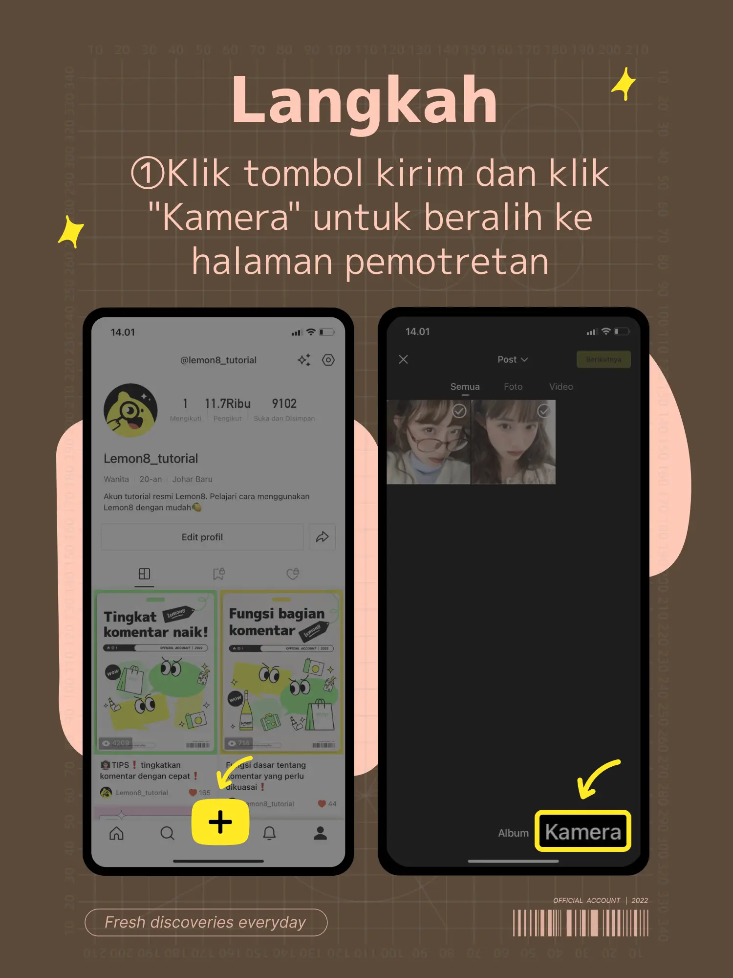 📸Foto -> Edit, cuma pakai Lemon8😍 Kuy Cobain | Galeri diposting oleh Lemon8_tutorial | Lemon8