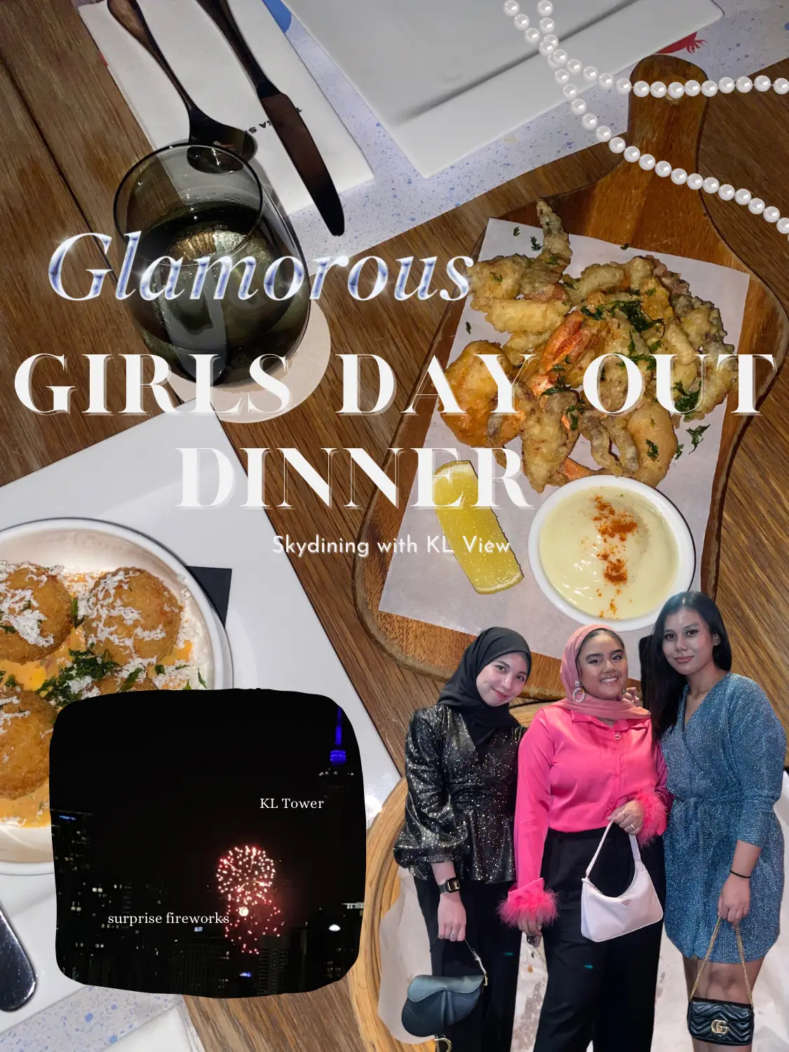 Glamorous Girld Night Dinner | Troika Tower | Galeri disiarkan oleh PINK | Lemon8
