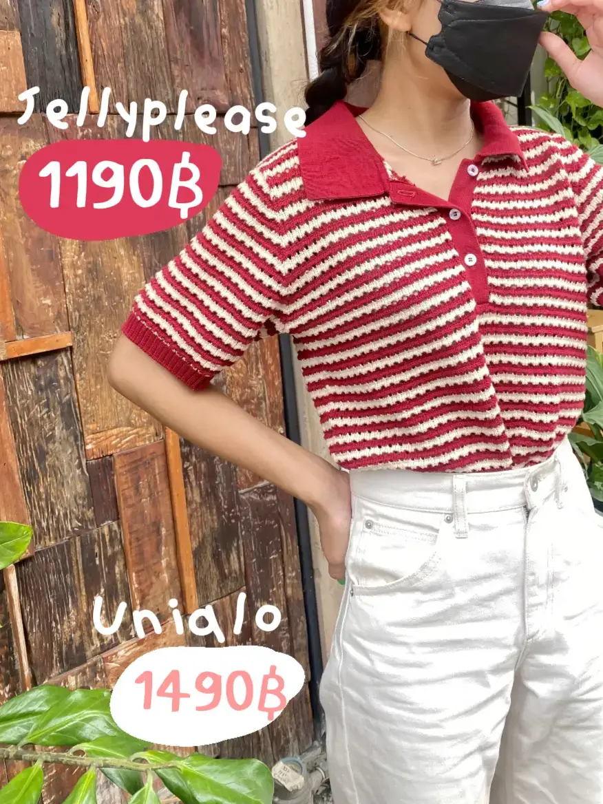 #ootd red outfit เสื้อโปโลสุดน่ารักแบรนด์ไทย 👀🍎🍧🍒 | แกลเลอรีที่โพสต์โดย ...