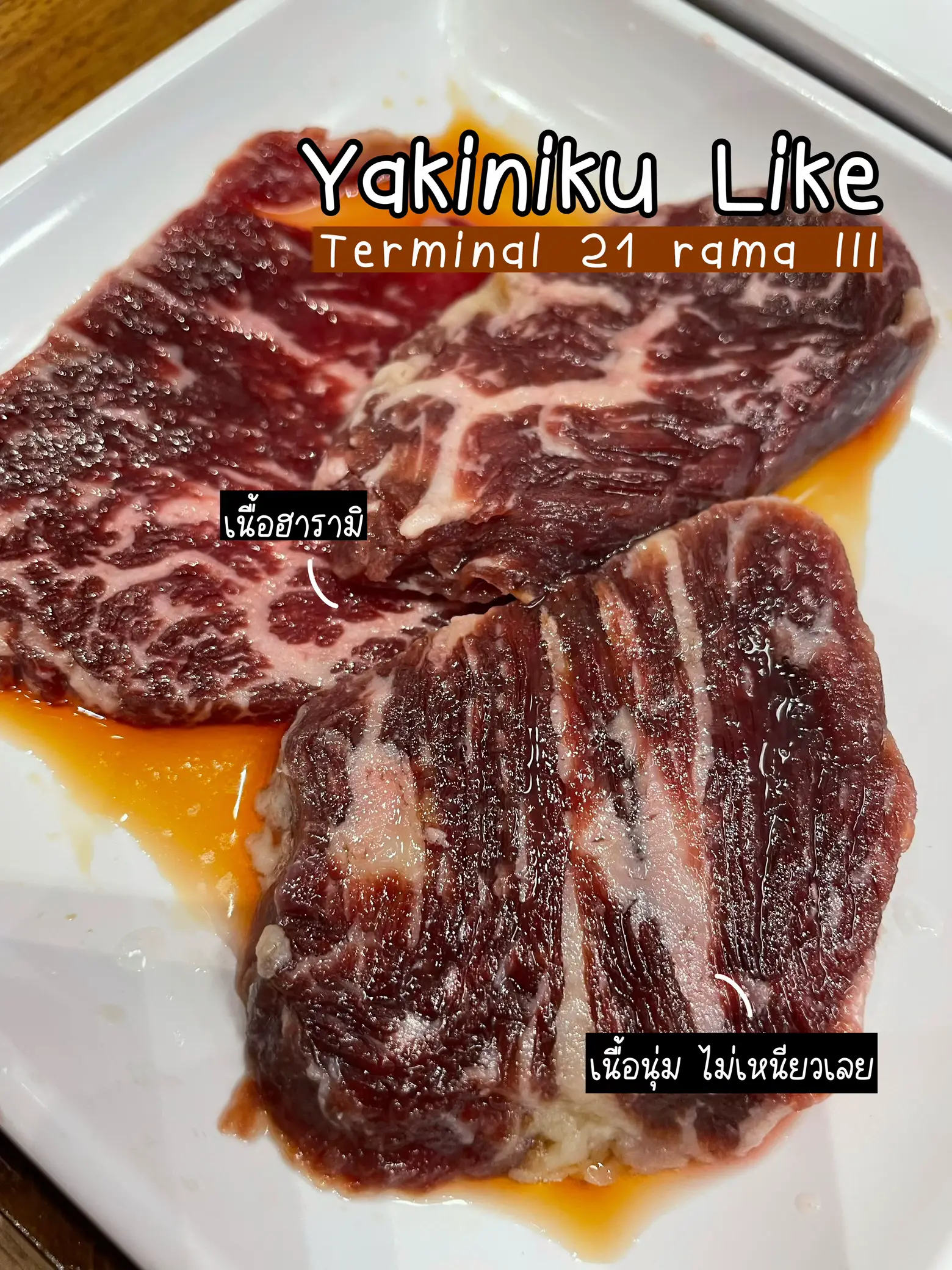 รีวิว Yakiniku Like สาขา Terminal 21 rama 3 🥩 | แกลเลอรีที่โพสต์โดย pchnd.kk | Lemon8
