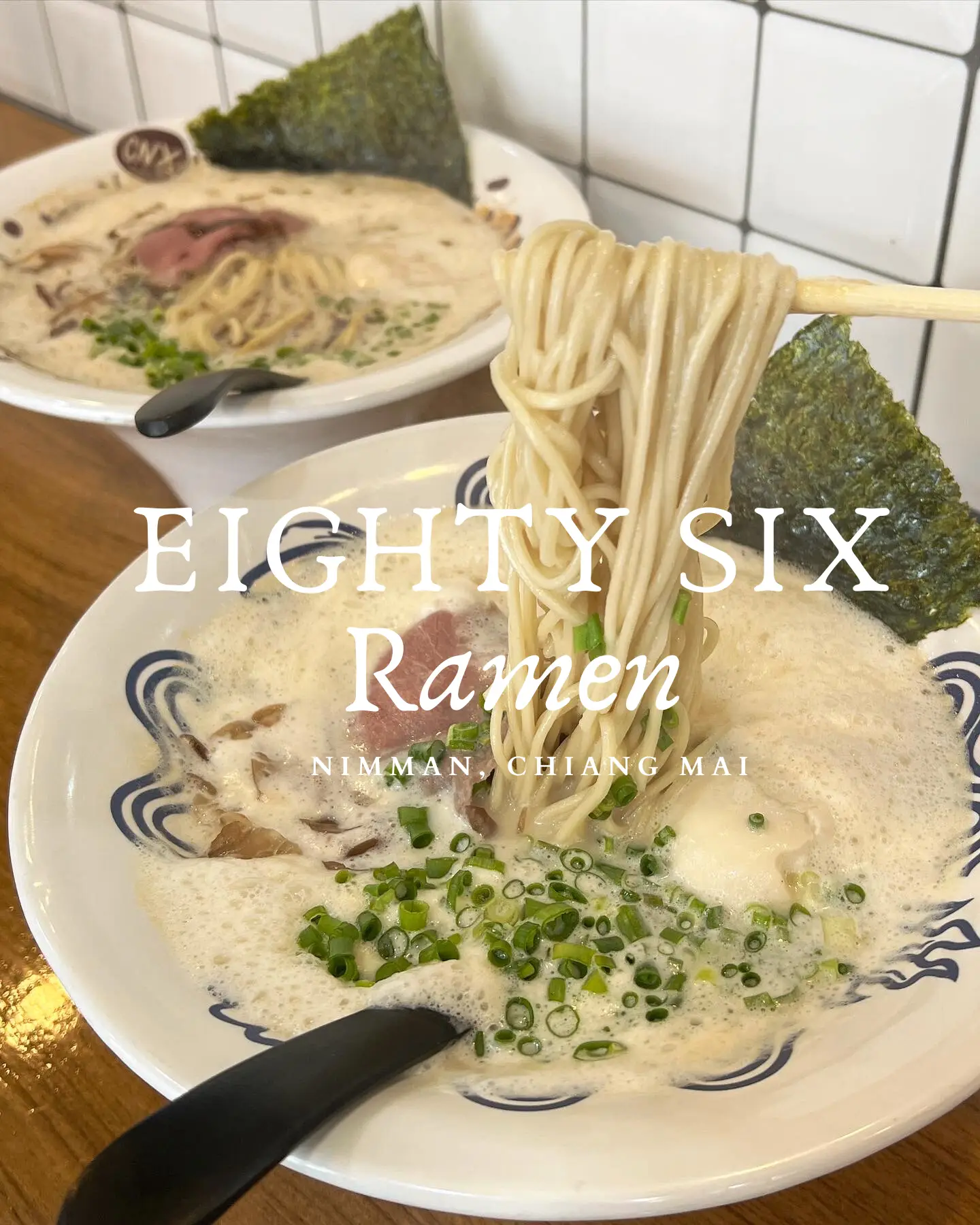 86 Eighty Six Ramen🍜 — ร้านรา | แกลเลอรีที่โพสต์โดย livetoeat.cnx | Lemon8