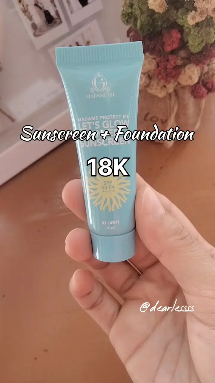 Sunscreen+Foundation | Video dipublikasikan oleh Devi Ariyanti | Lemon8