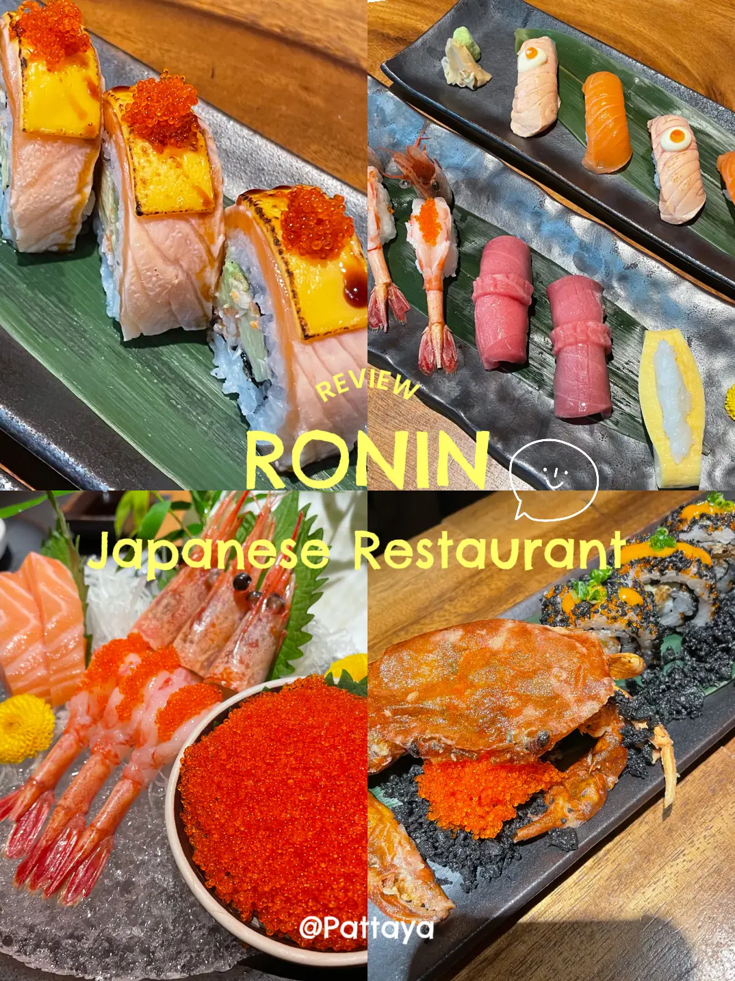 ที่สุดของซูชิ 🍣 Ronin Japanese Restaurant 🫶🏻 | แกลเลอรีที่โพสต์โดย taii ...