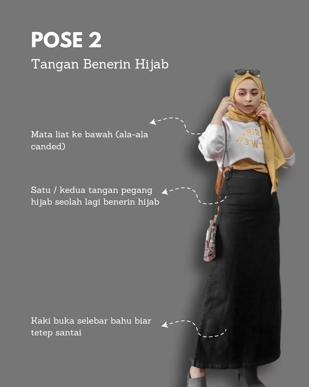 pose ideas buat "si pemalu" 😉 | แกลเลอรีที่โพสต์โดย elyfauziyah | Lemon8