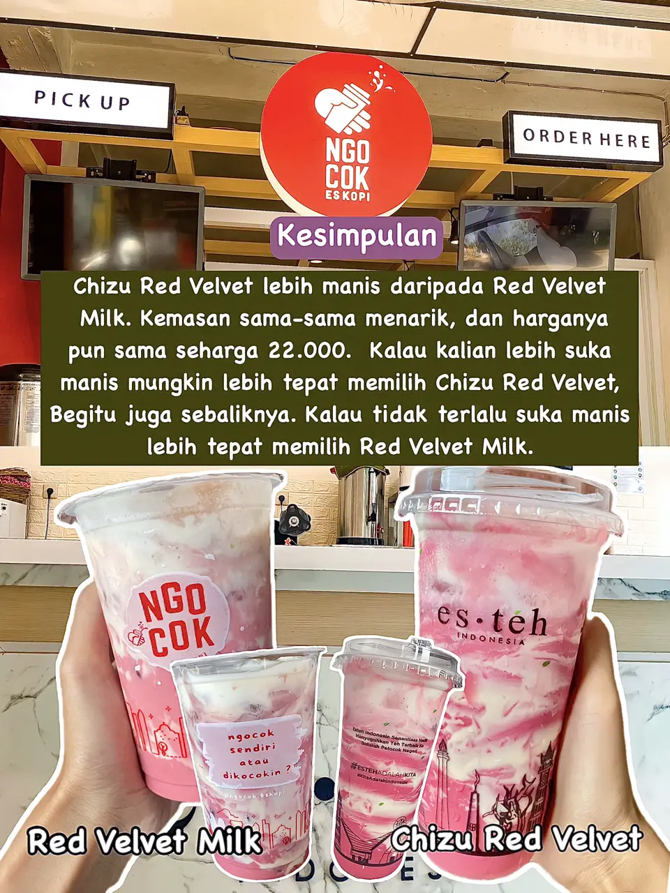 Battle review, minuman rasa red velvet | Galeri diposting oleh ...
