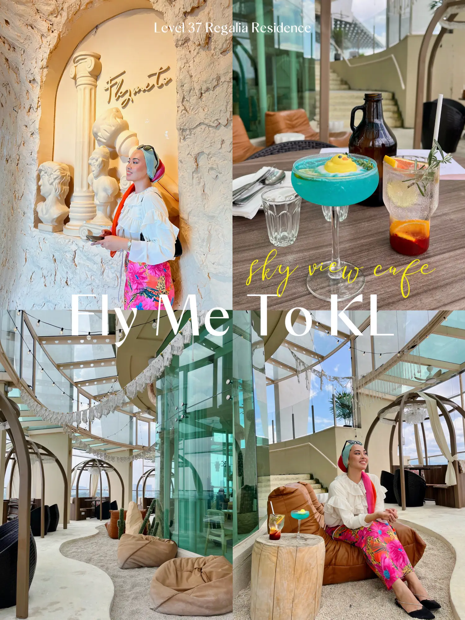 Rooftop cafe with KL view 🕊️ | Fly Me To KL | Galeri disiarkan oleh J ...