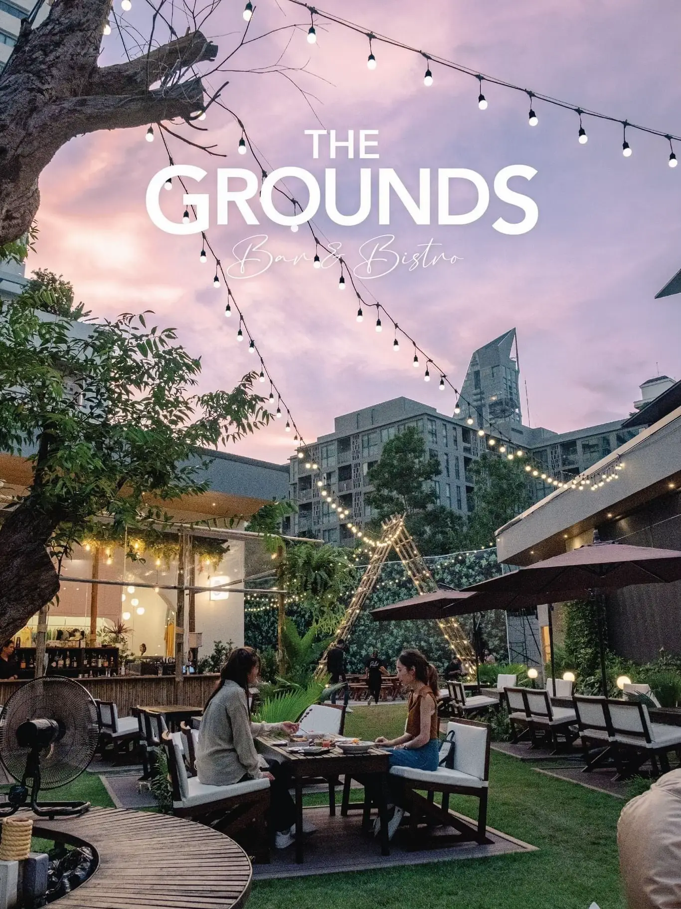 Outdoor Bar นั่งชิลใจกลางสวน @สุขุมวิท49 | Gallery posted by พาไปด้วย | Lemon8