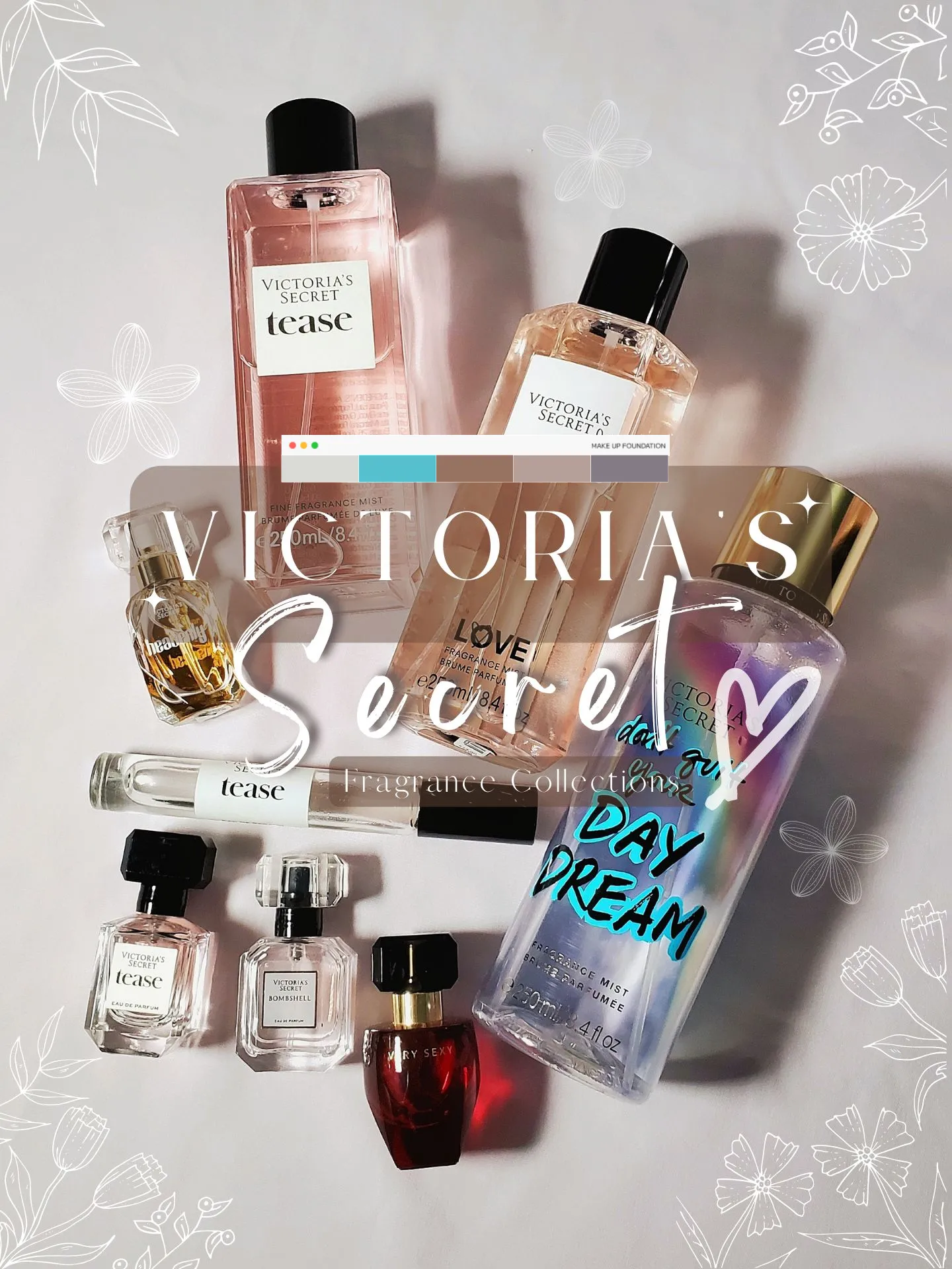 🌷My Victoria's Secret Fragrance Collections 🌷 | Video dipublikasikan ...