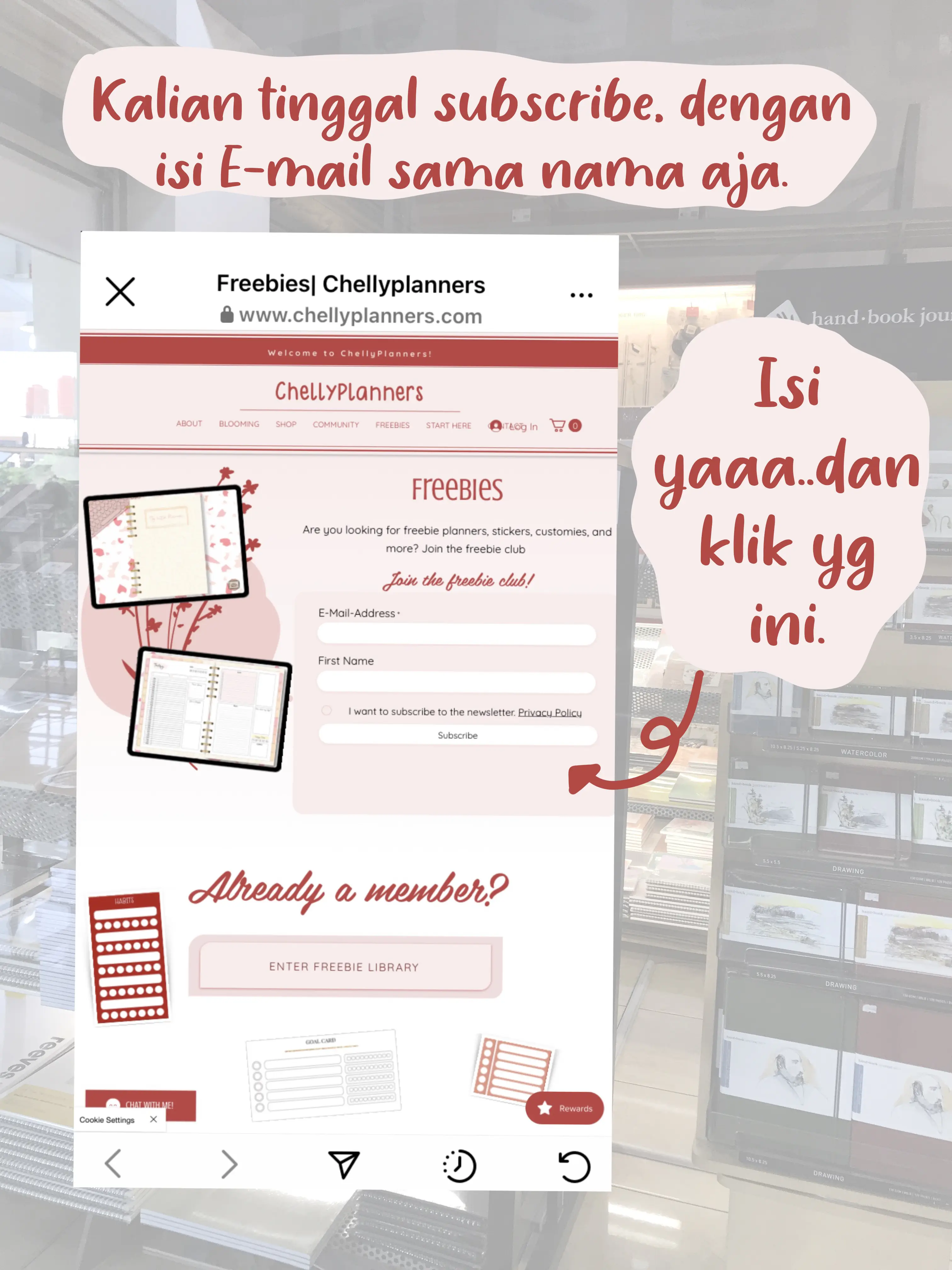 Cara dapet template digital planner free !! | Galeri diposting oleh Ota_diginote | Lemon8