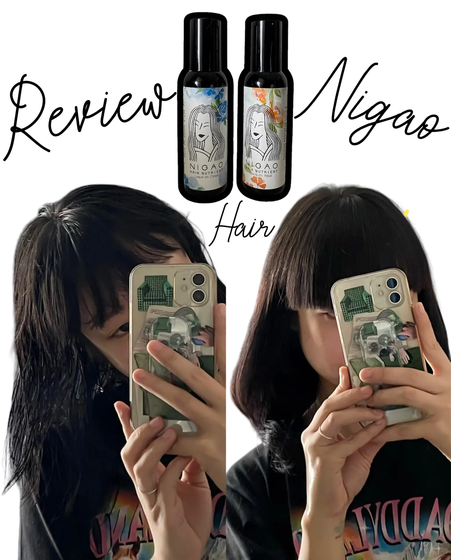 REVIEW : NIGAO HAIR (cream&spray) 💆🏻‍♀️🧴🚿 | แกลเลอรีที่โพสต์โดย ...