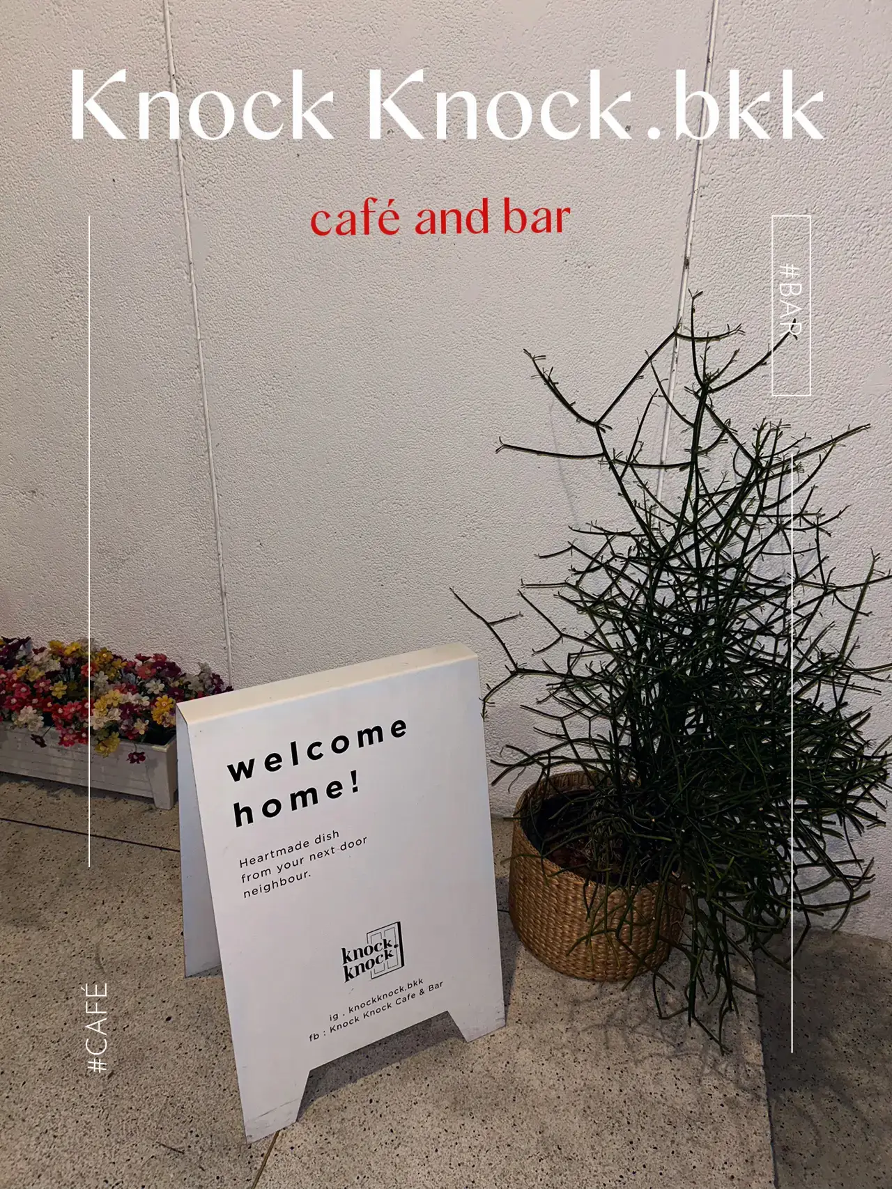 タイトル: Knock Cafe and Bar 🍸🥤 | mininorが投稿したフォトブック | Lemon8