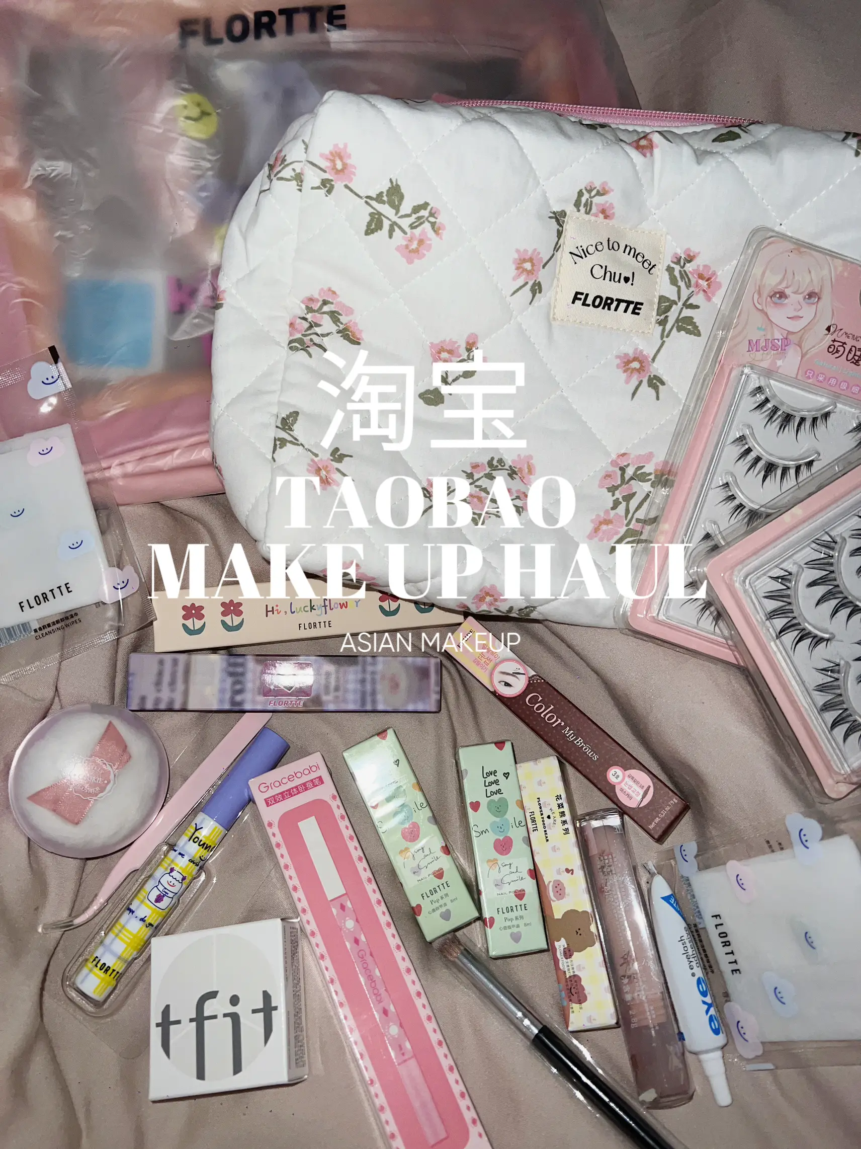 PRETTY TAOBAO MAKE UP HAUL 🎀💖 | แกลเลอรีที่โพสต์โดย heyramecia | Lemon8