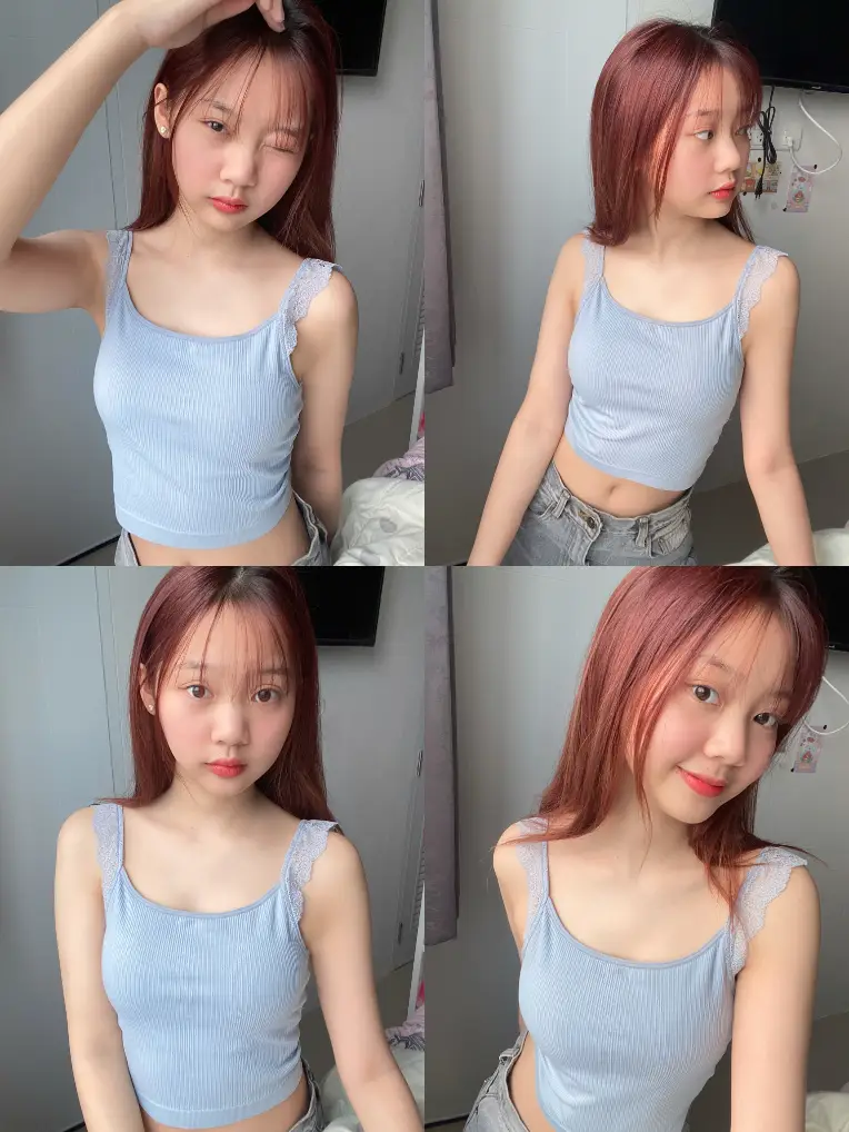 ป้ายยาสายเดี่ยวเว้าหลัง #มีบราในตัว 🎀⭐️👚 | แกลเลอรีที่โพสต์โดย Bamsu ♡ | Lemon8