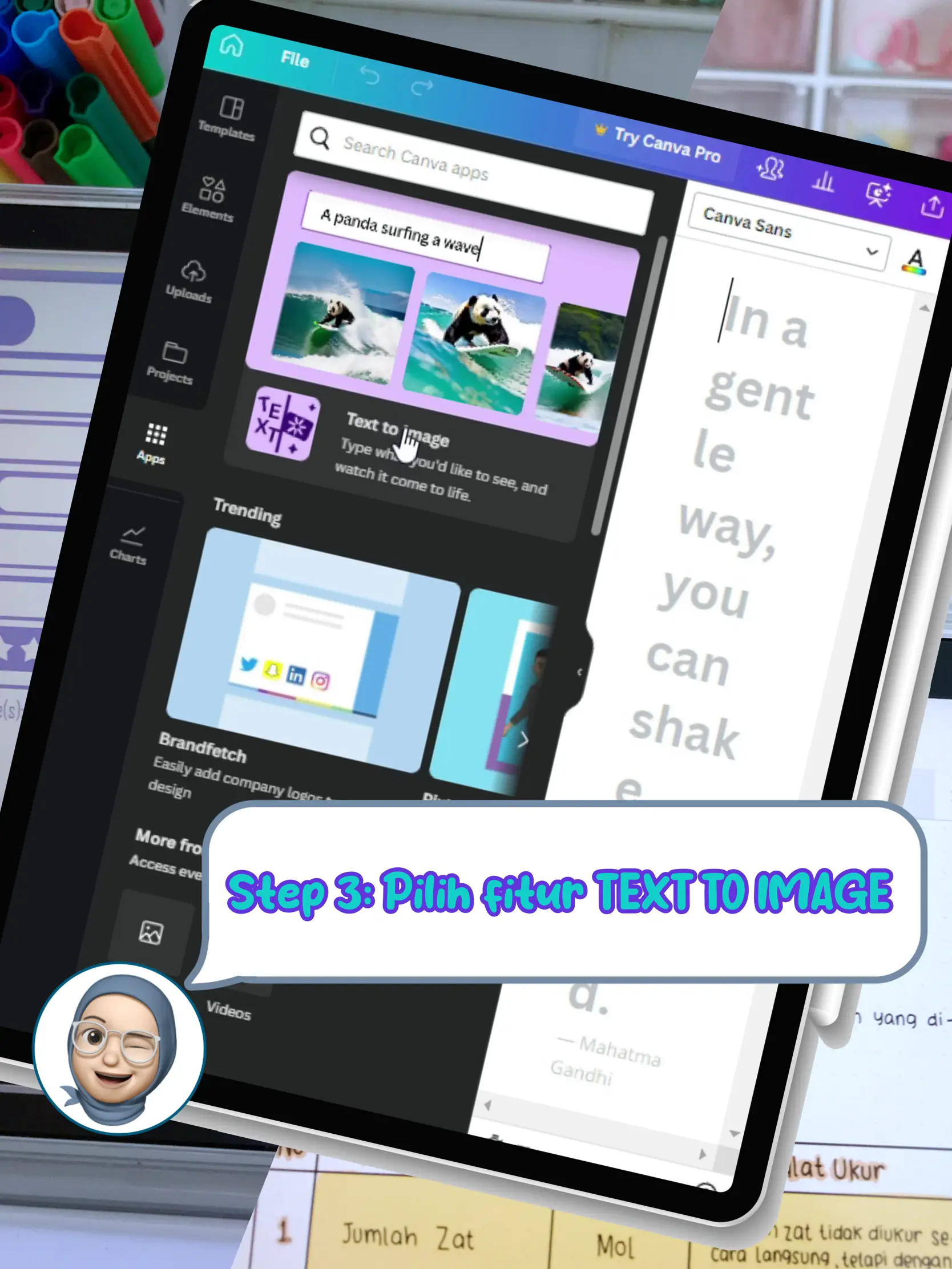 AI Hidden Feature in Canva #2 | Galeri diposting oleh Ota_diginote | Lemon8